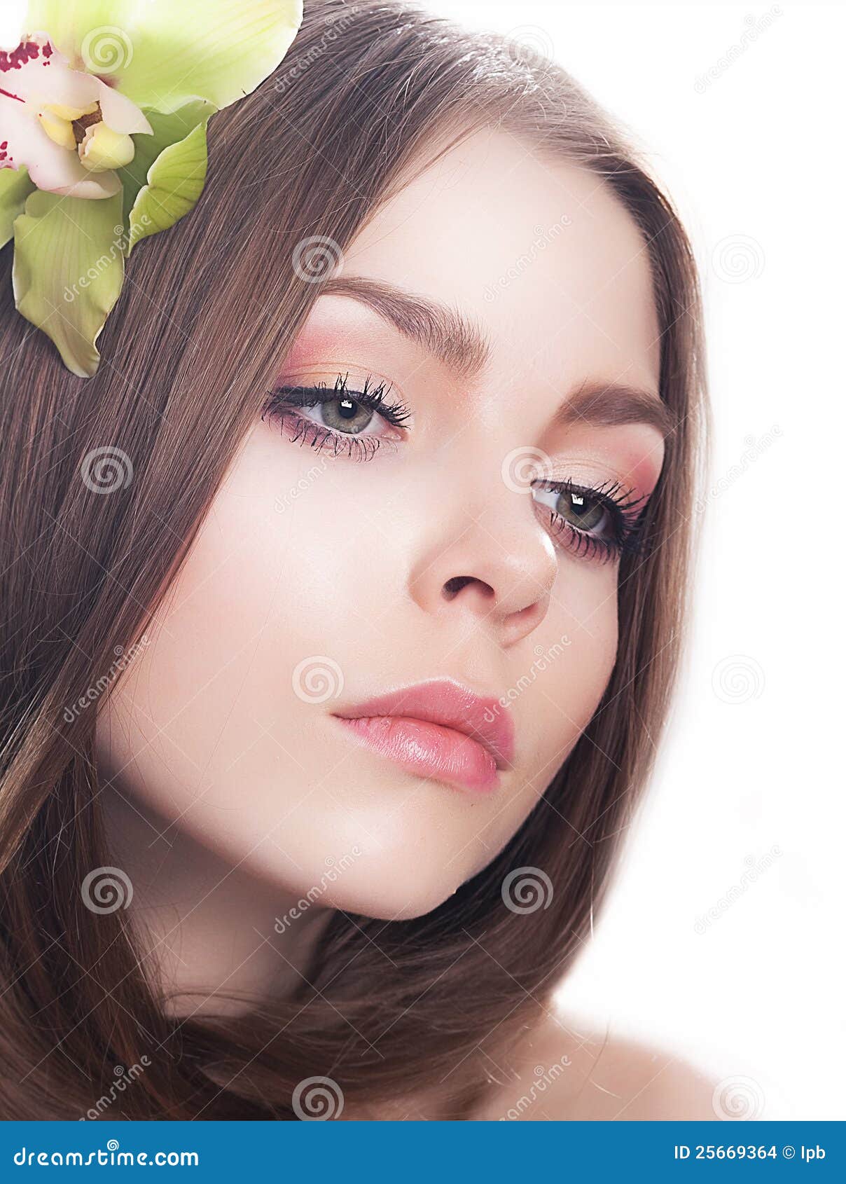 Beauty Clean Smooth Concept. Natural Makeup. Stock Photo - Image of ...