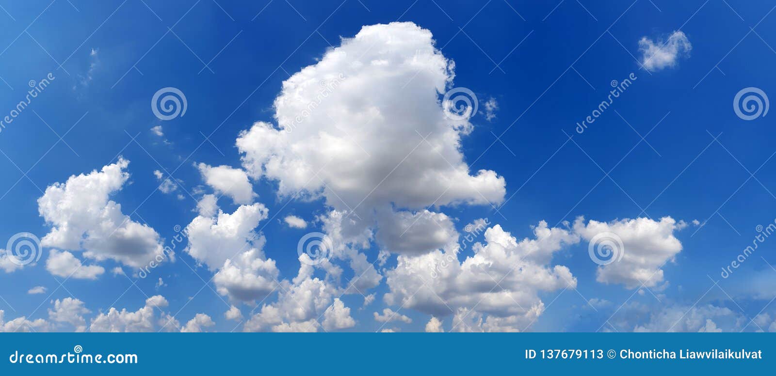 Beauty Cloud Sky in a Bright Day Stock Image - Image of cloud, blue ...