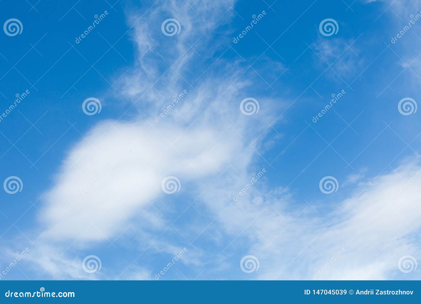 Beauty Cloudy Heaven, Blue Sky Stock Illustration - Illustration of ...