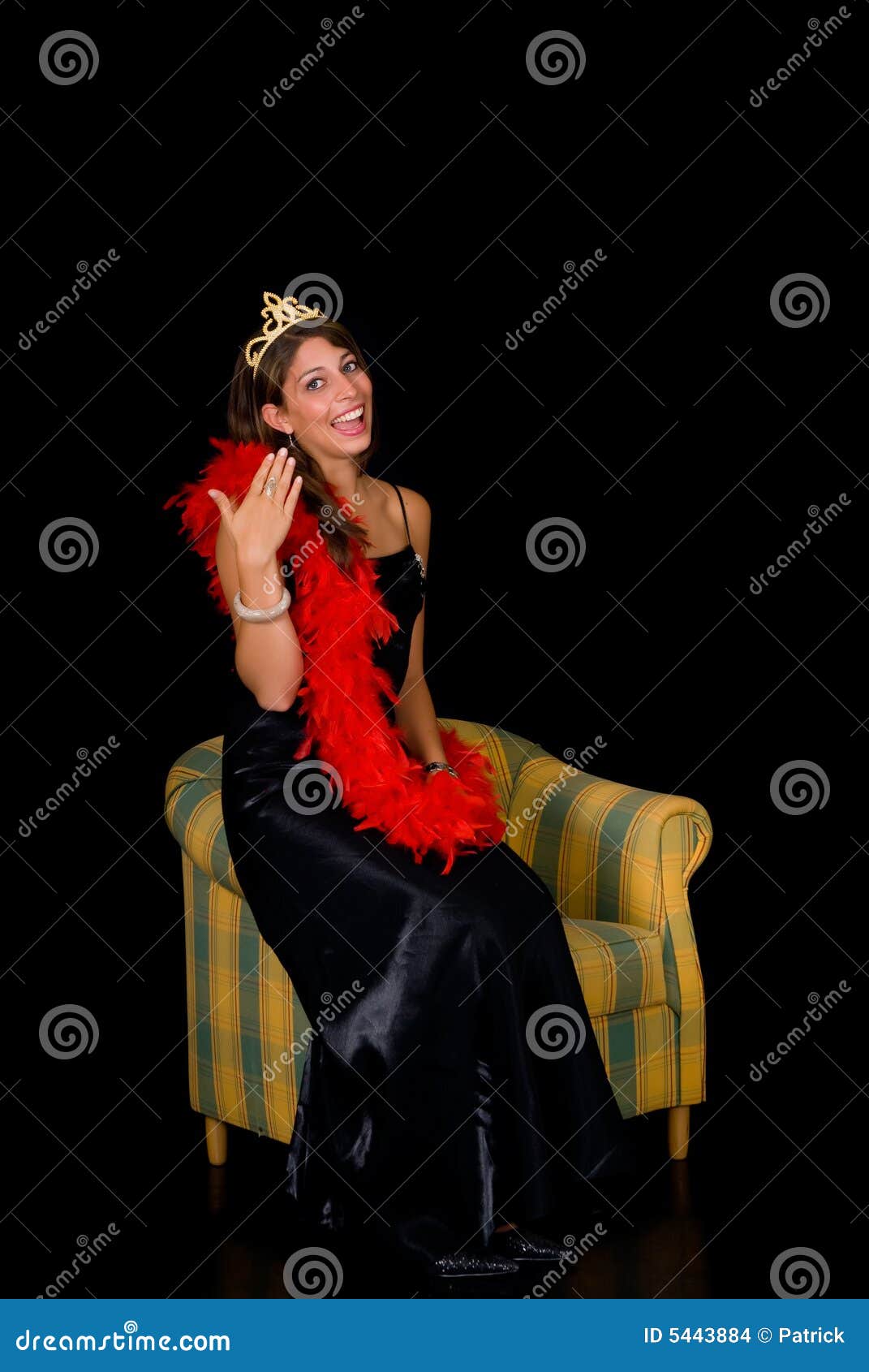 Beauty contest winner stock photo. Image of expression - 5443884