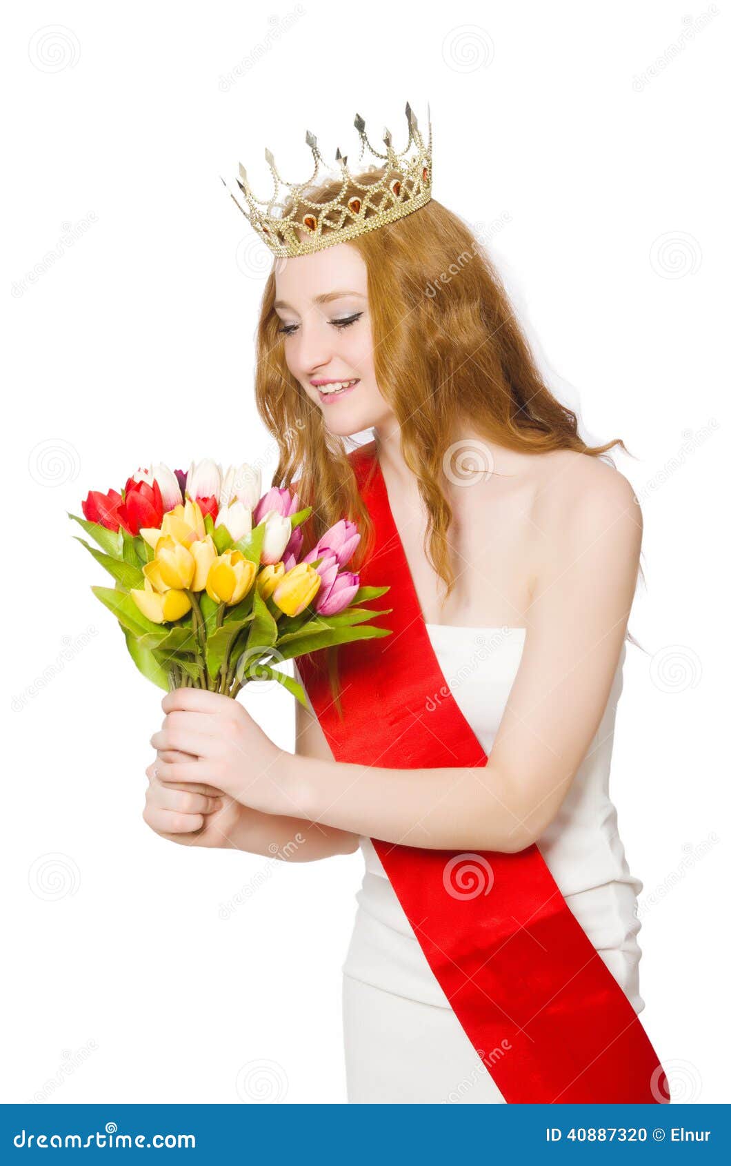 Beauty contest winner stock photo. Image of bright, beautiful - 40887320