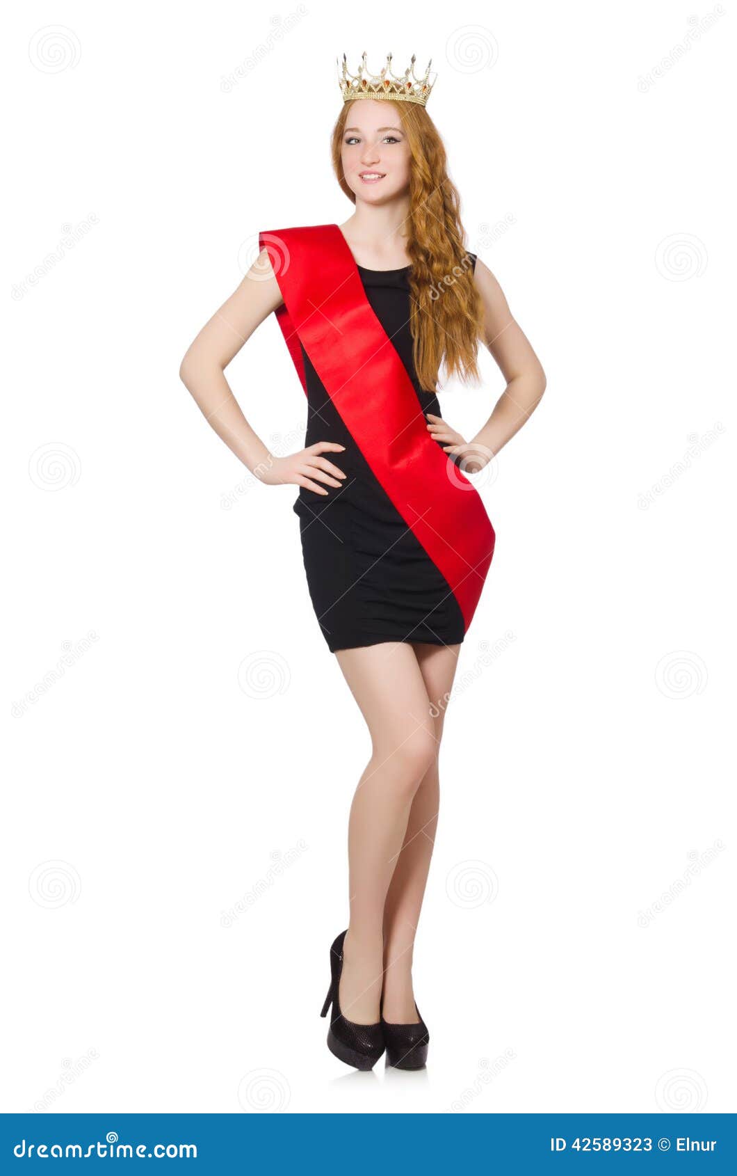 Beauty contest winner stock image. Image of happy, caucasian - 42589323