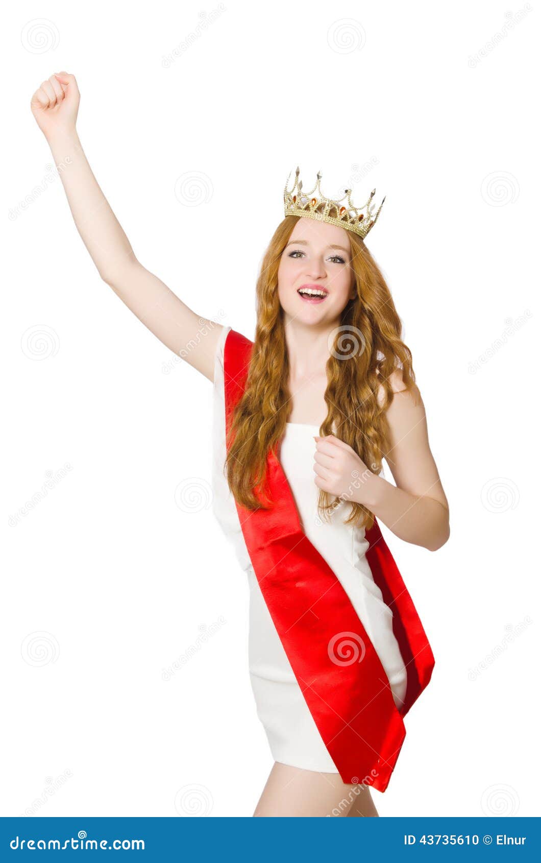 Beauty contest winner stock photo. Image of lady, elegant - 43735610
