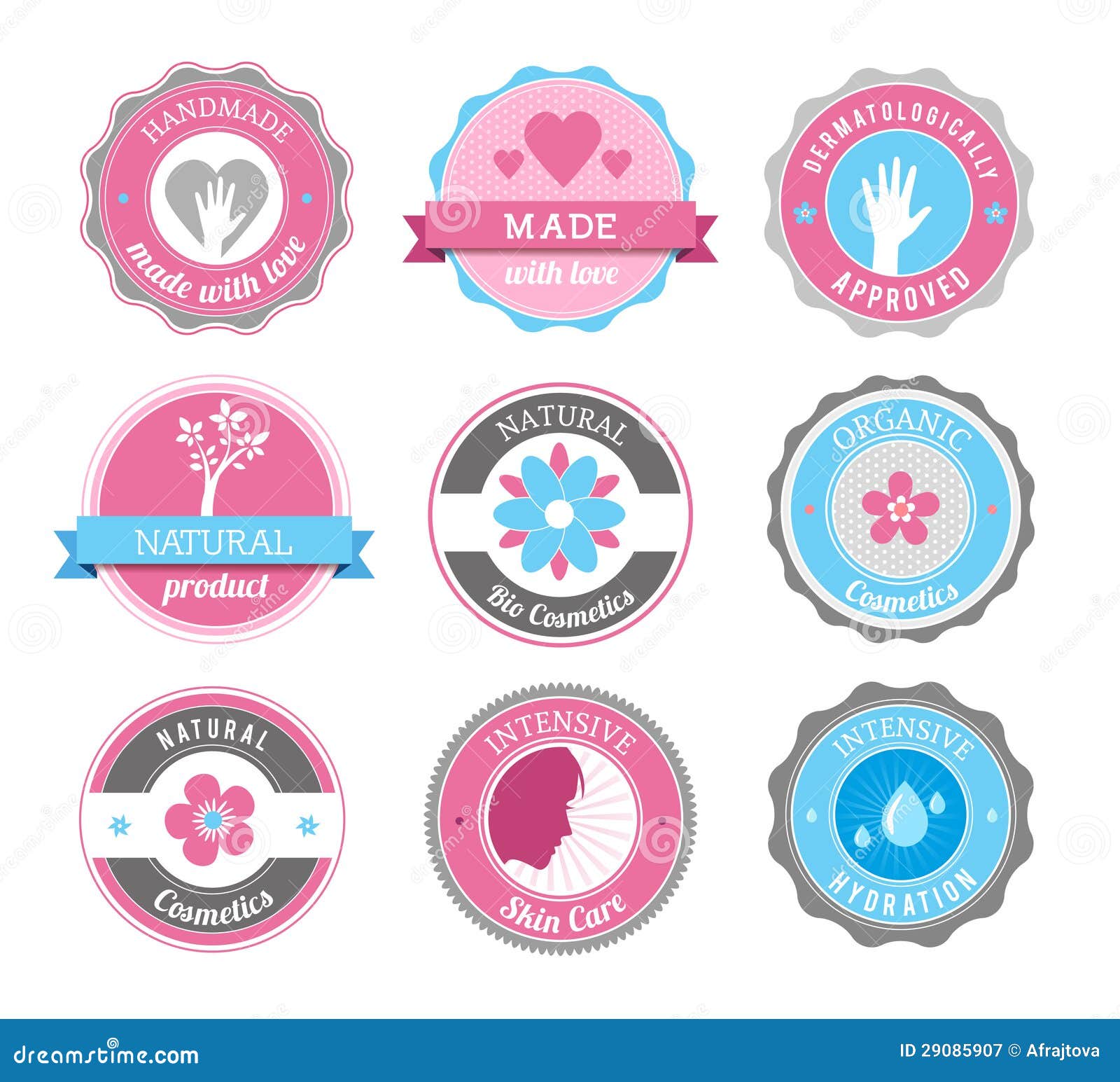 Beauty Cosmetics Badges Stock Illustrations – 595 Beauty Cosmetics ...