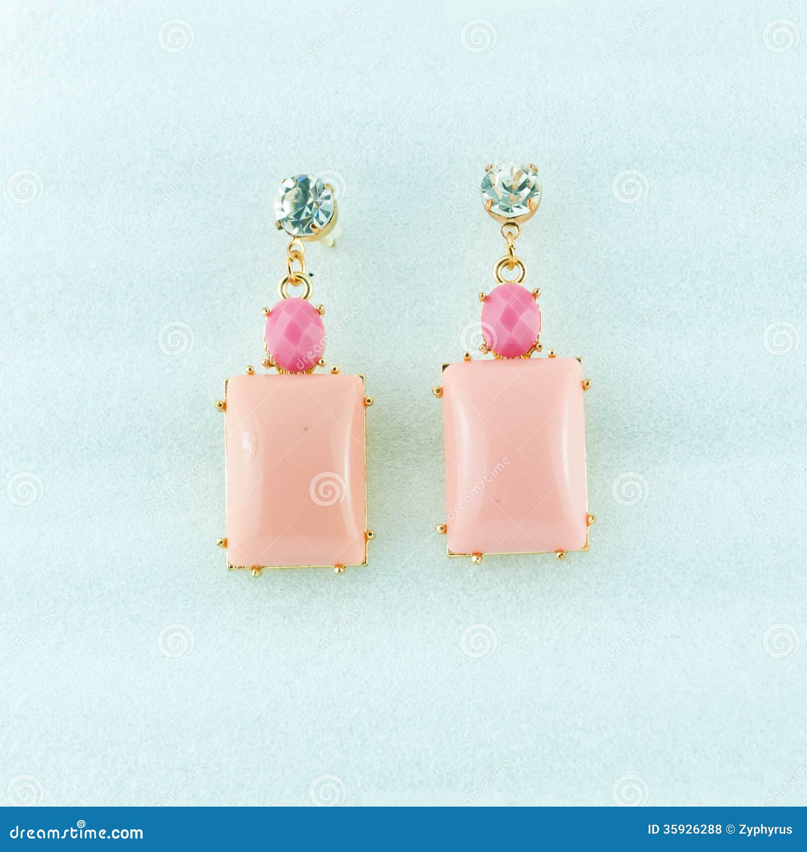 The beauty Earrings stock photo. Image of gold, design - 35926288