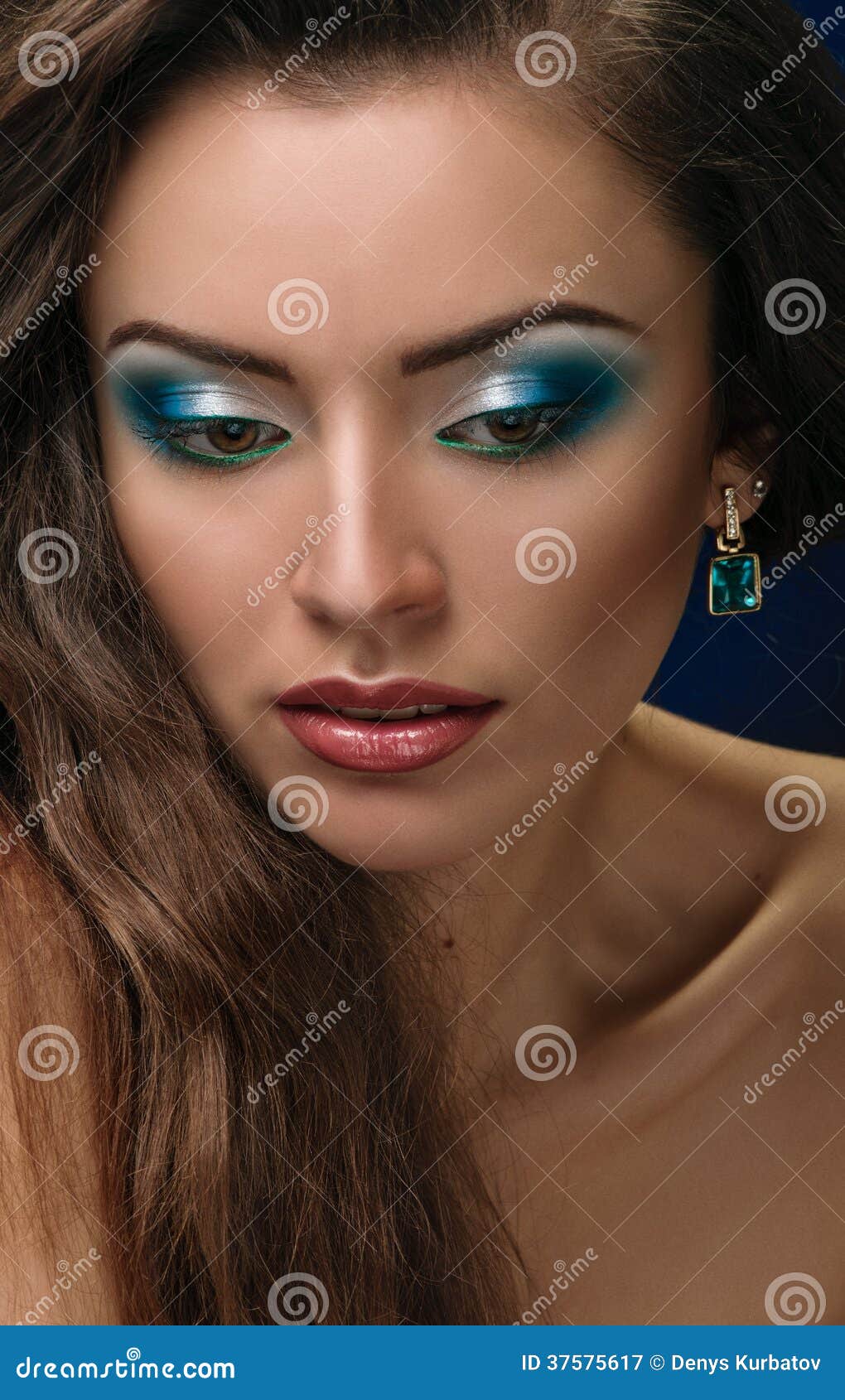 Beauty face stock image. Image of human, hair, makeup - 37575617