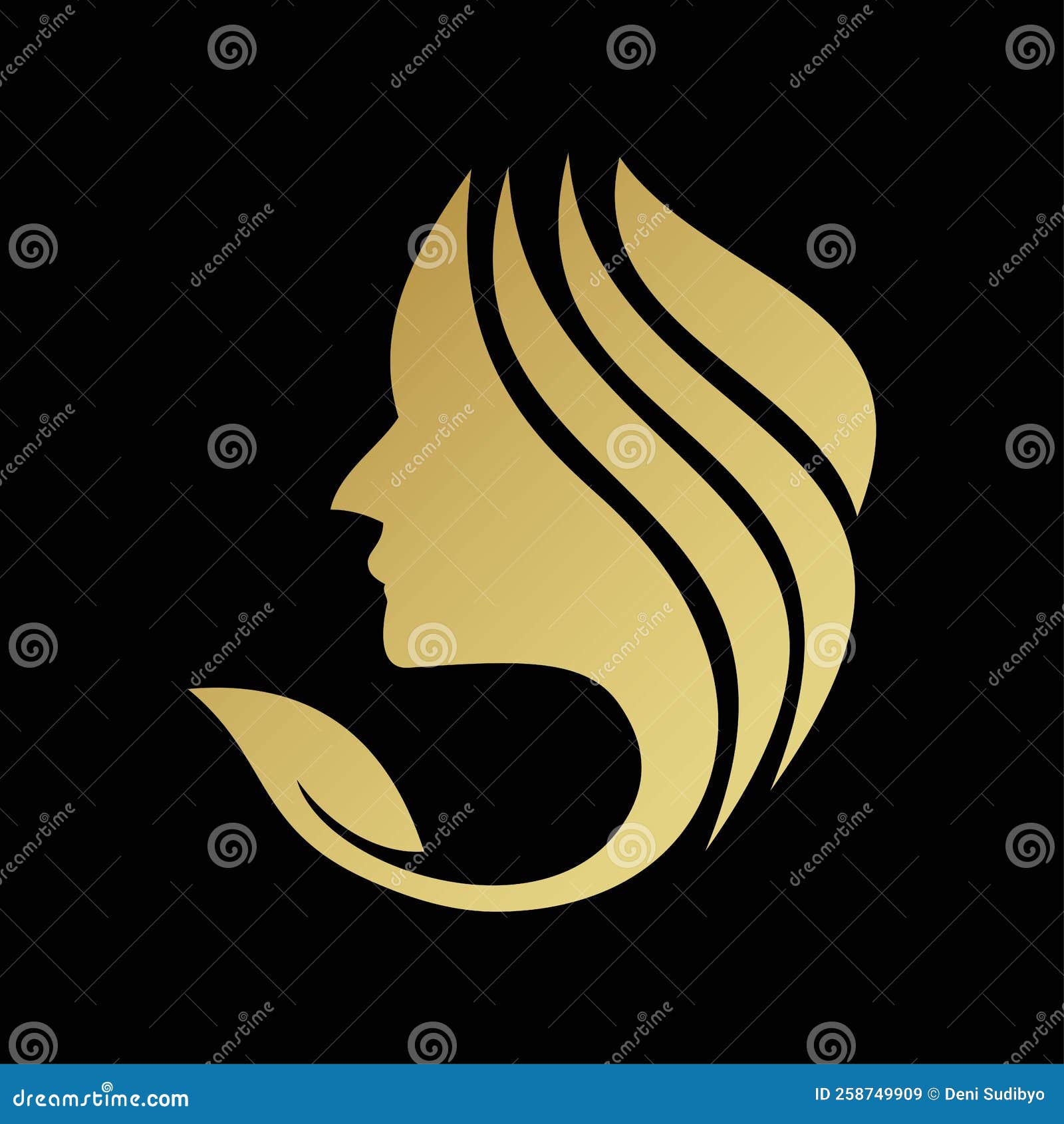 Beauty Face Logo Design Vector Templates Stock Illustration ...