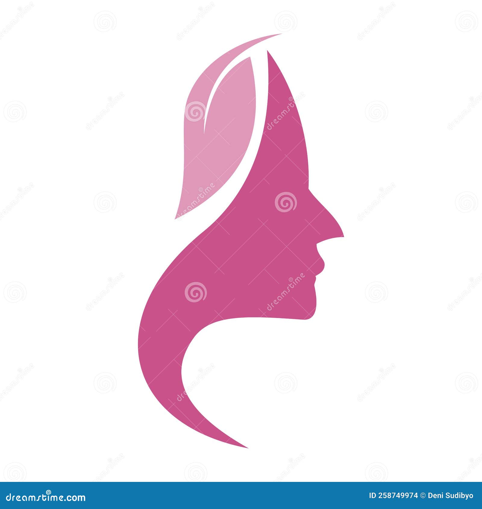 Beauty Face Logo Design Vector Templates Stock Illustration ...