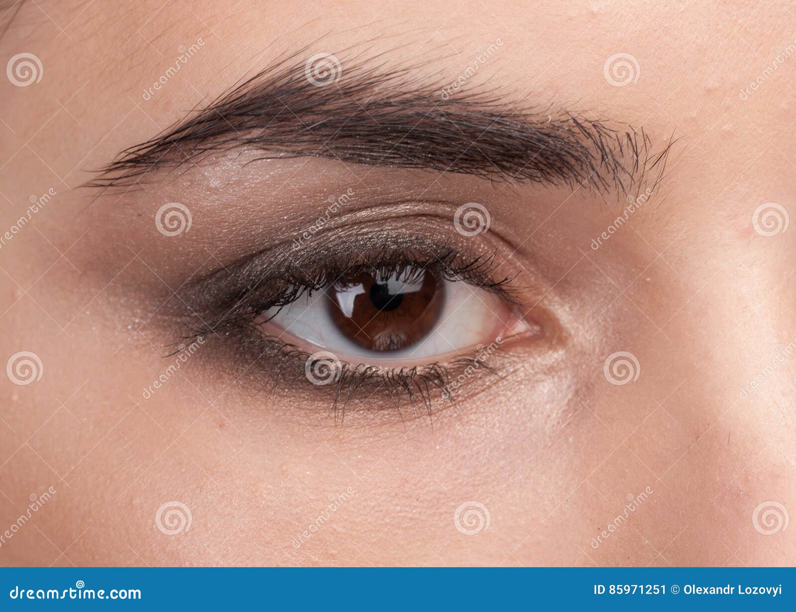 Beauty female eye stock image. Image of long, eyeball - 85971251
