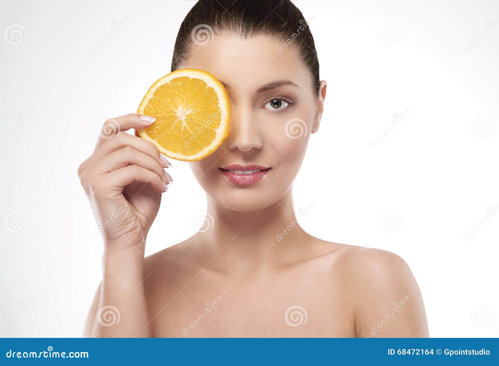 Beauty of femininity stock photo. Image of healthy, face - 68472164