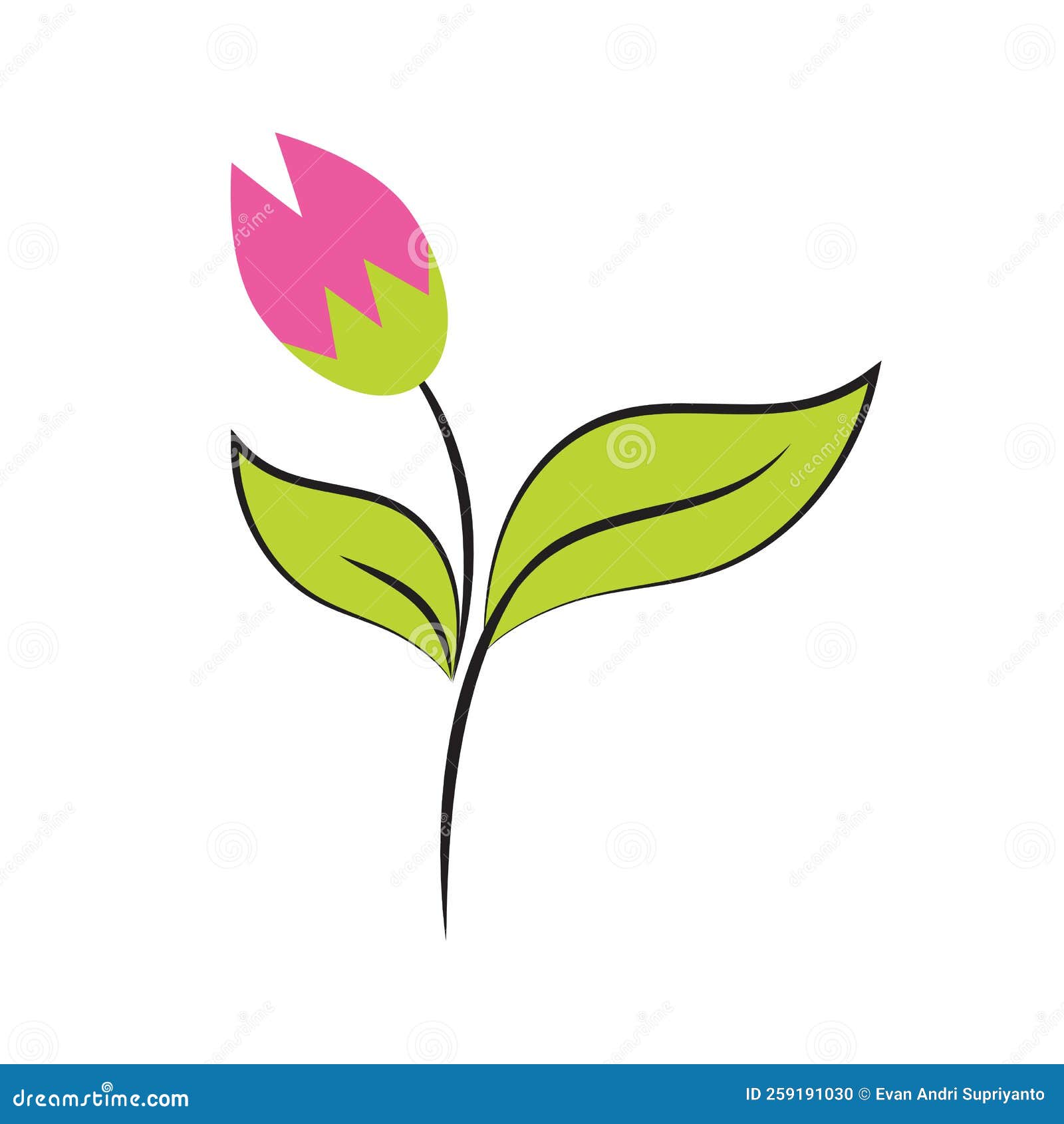 Beauty Florist Botanical Flower Vector Design Stock Vector ...