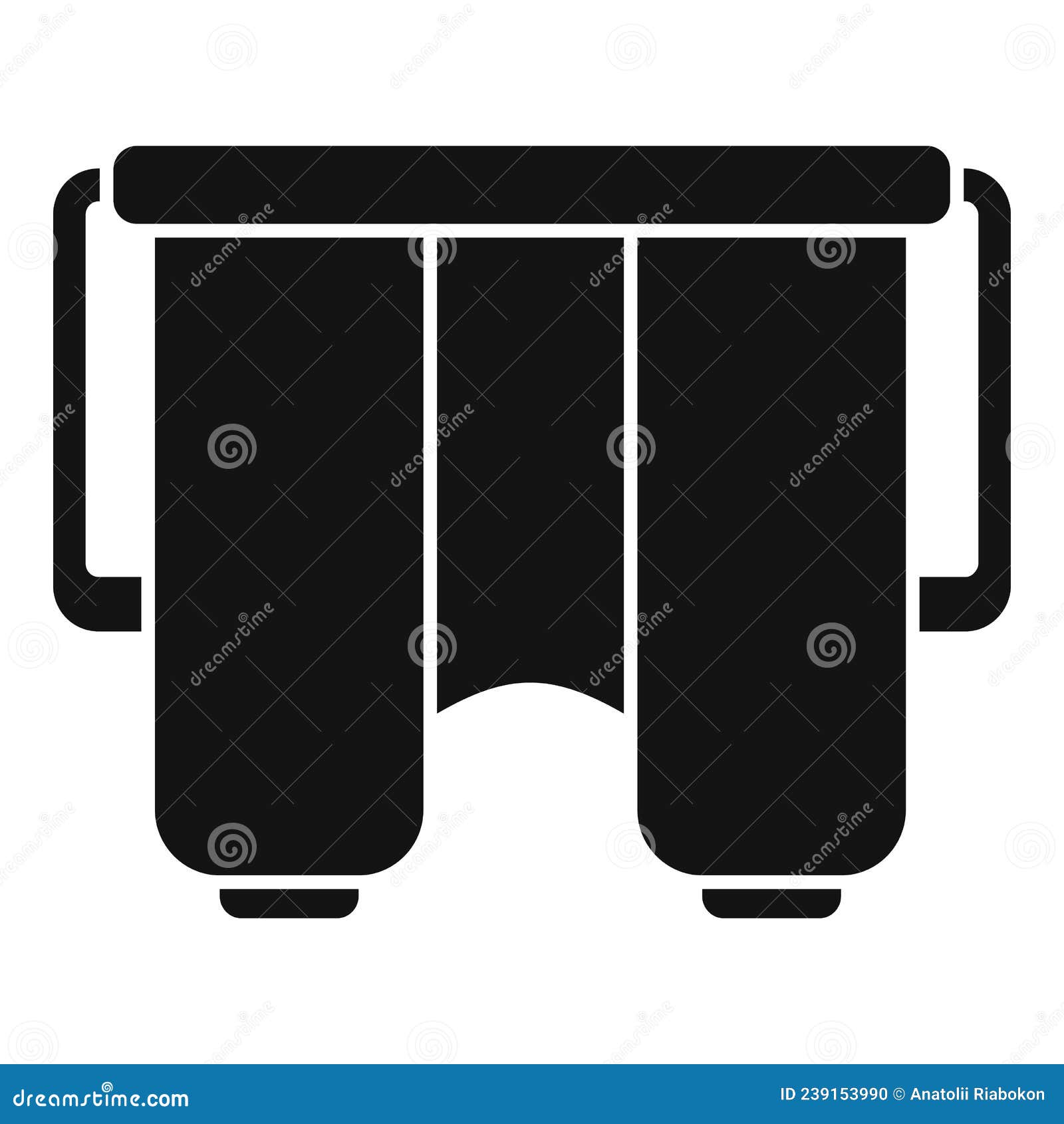 Beauty Foot Bath Icon Simple Vector Water Spa Stock Vector
