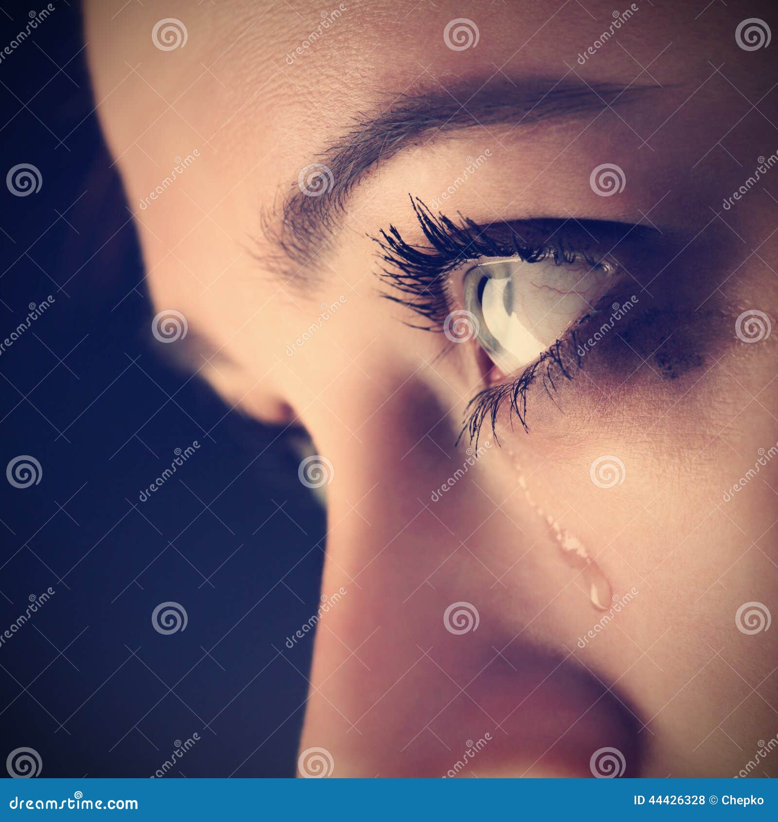 Beauty girl cry stock photo. Image of grief, beauty, crying - 44426328