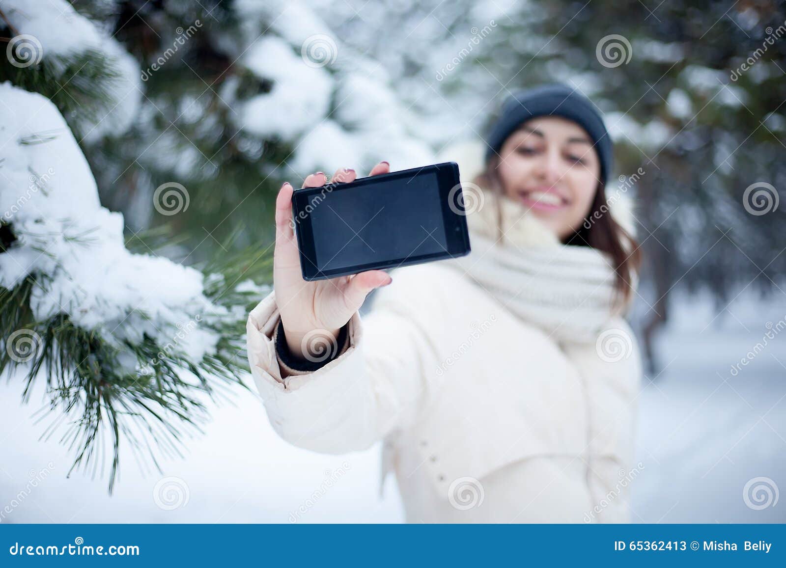 Beauty Girl the Winter Background Stock Image - Image of laughing, face ...
