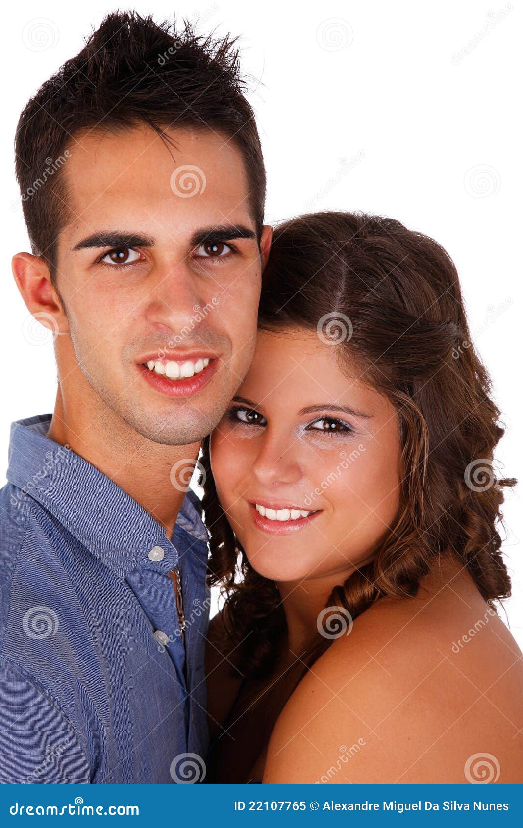A Beauty and Happy Cute Couple Stock Image - Image of relationship ...