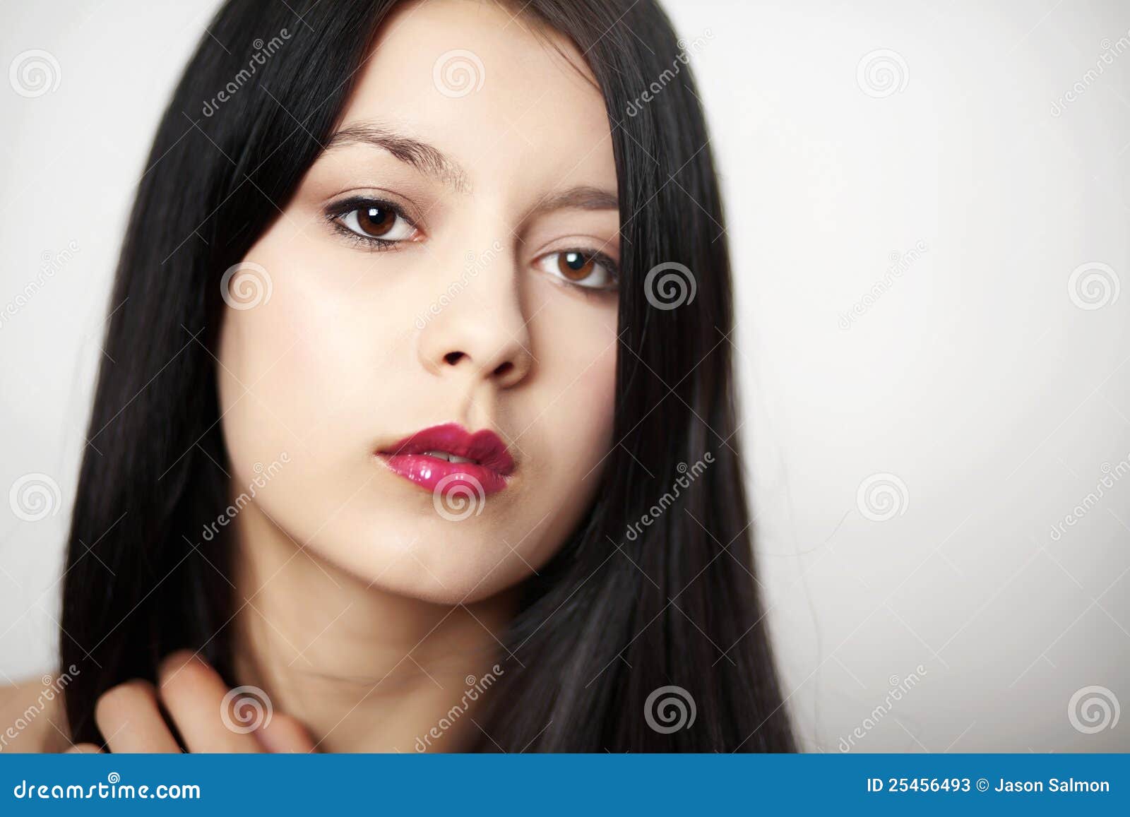 Beauty headshot stock image. Image of elegance, eyes - 25456493