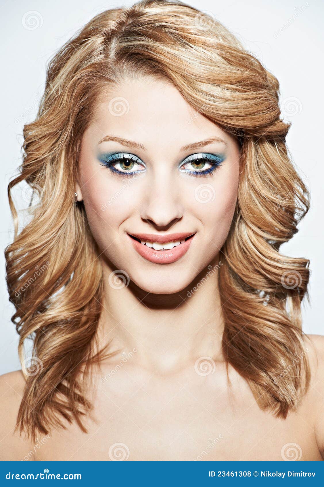 Beauty headshot girl stock photo. Image of cosmetics - 23461308