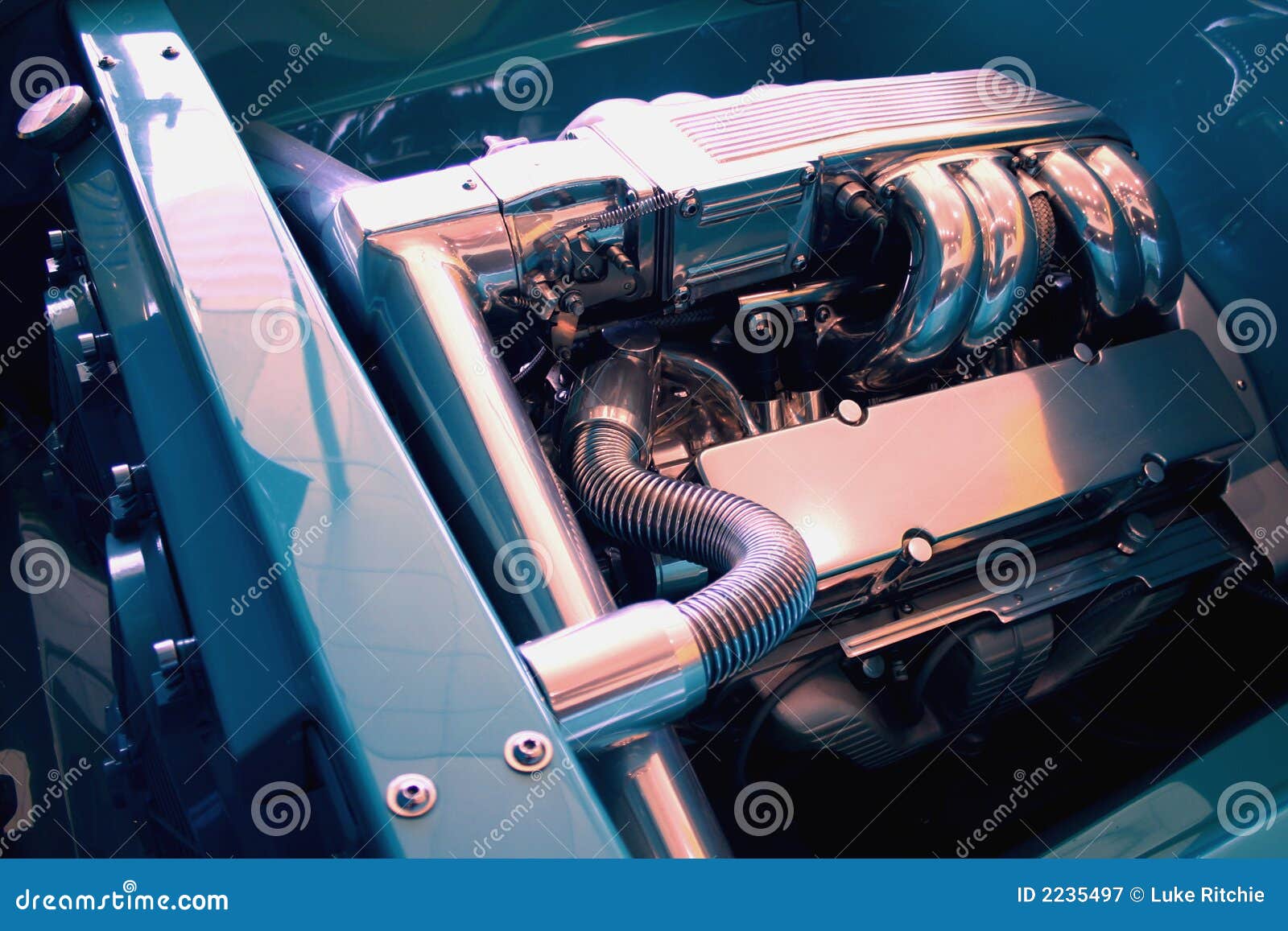 The Beauty of Hotrod V8 Power Stock Image - Image of power, engine: 2235497