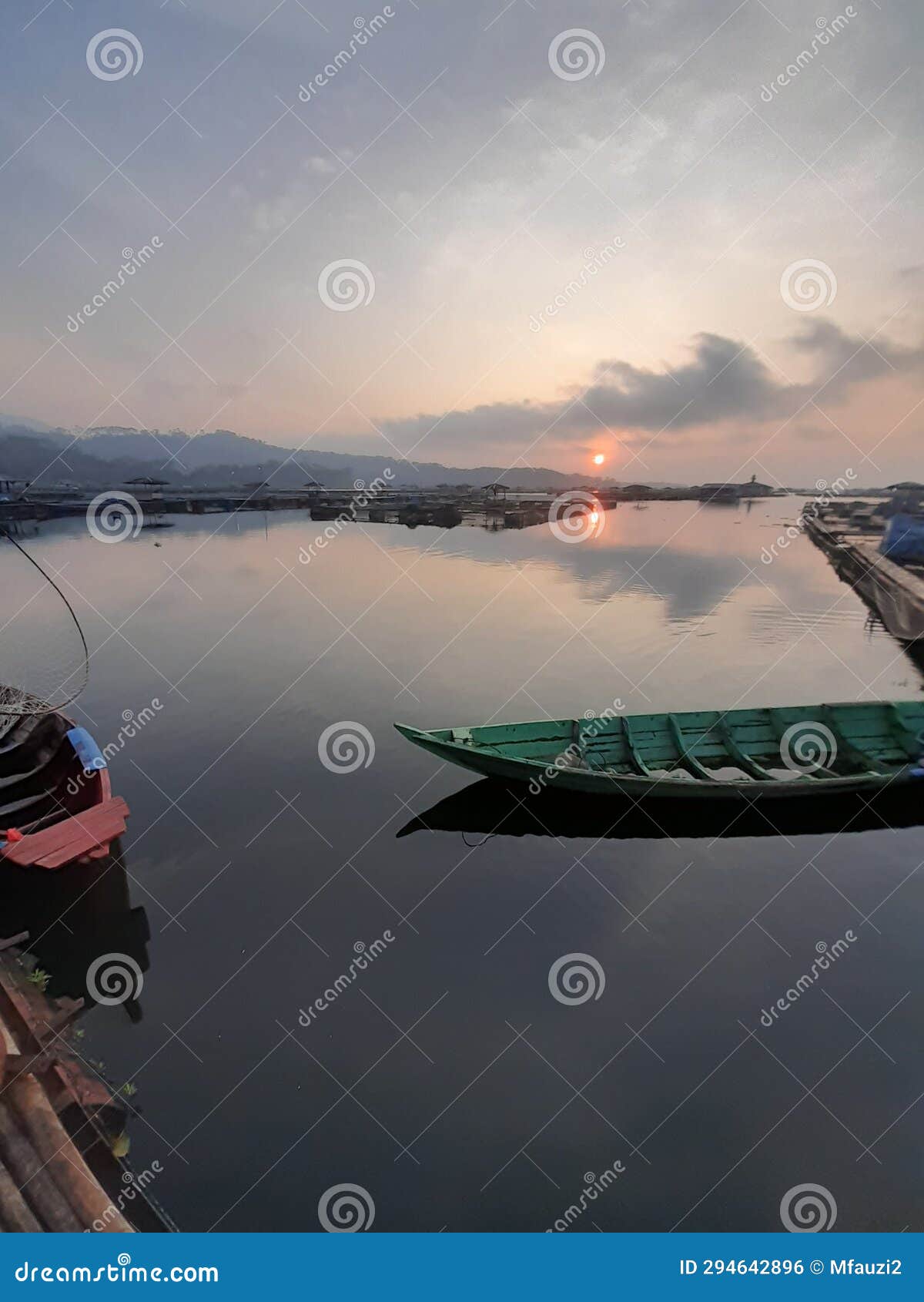 The Beauty of the Indonesian Cirata Floating Pool Stock Photo - Image ...