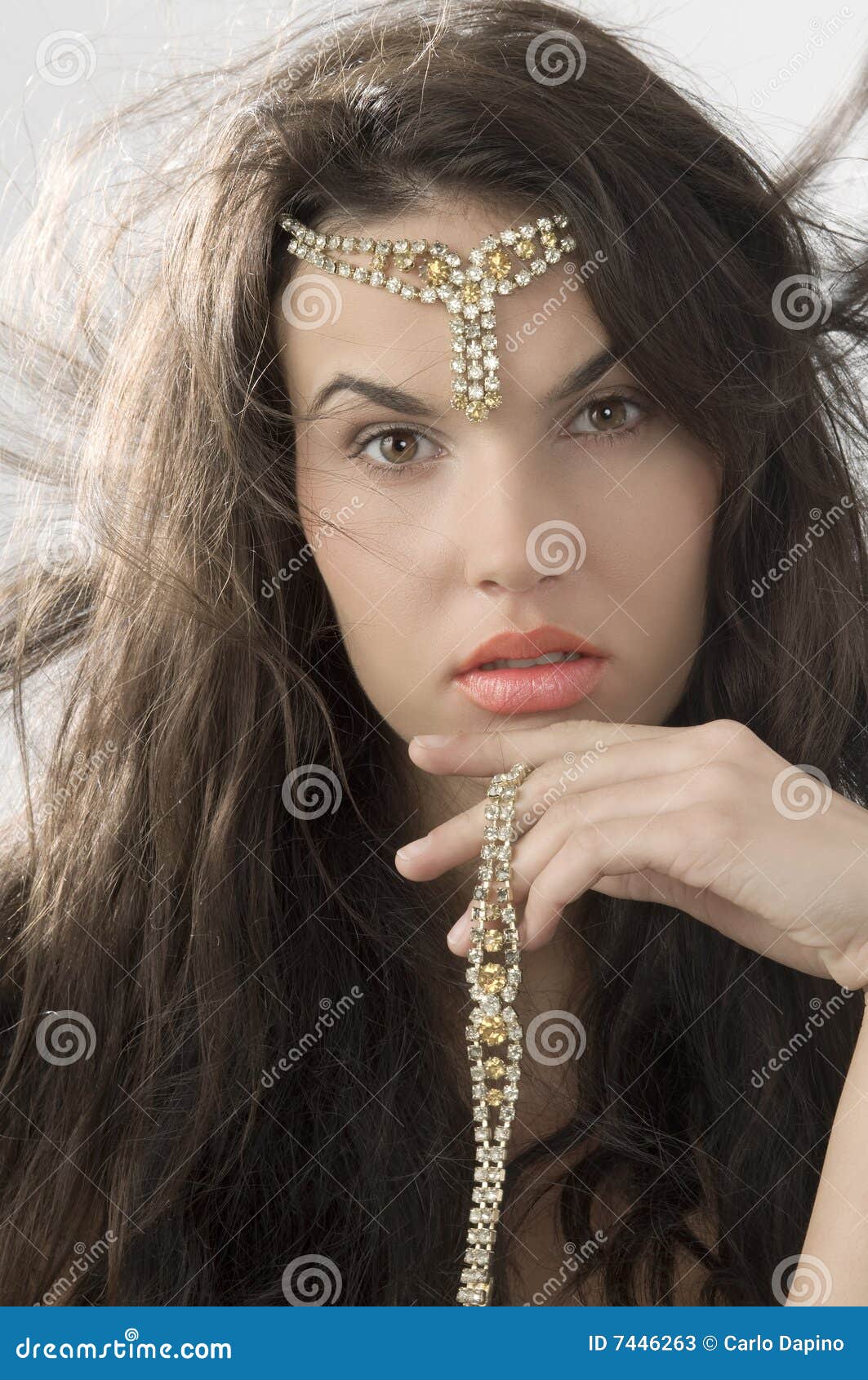 Beauty jewel stock image. Image of female, blow, glitter - 7446263