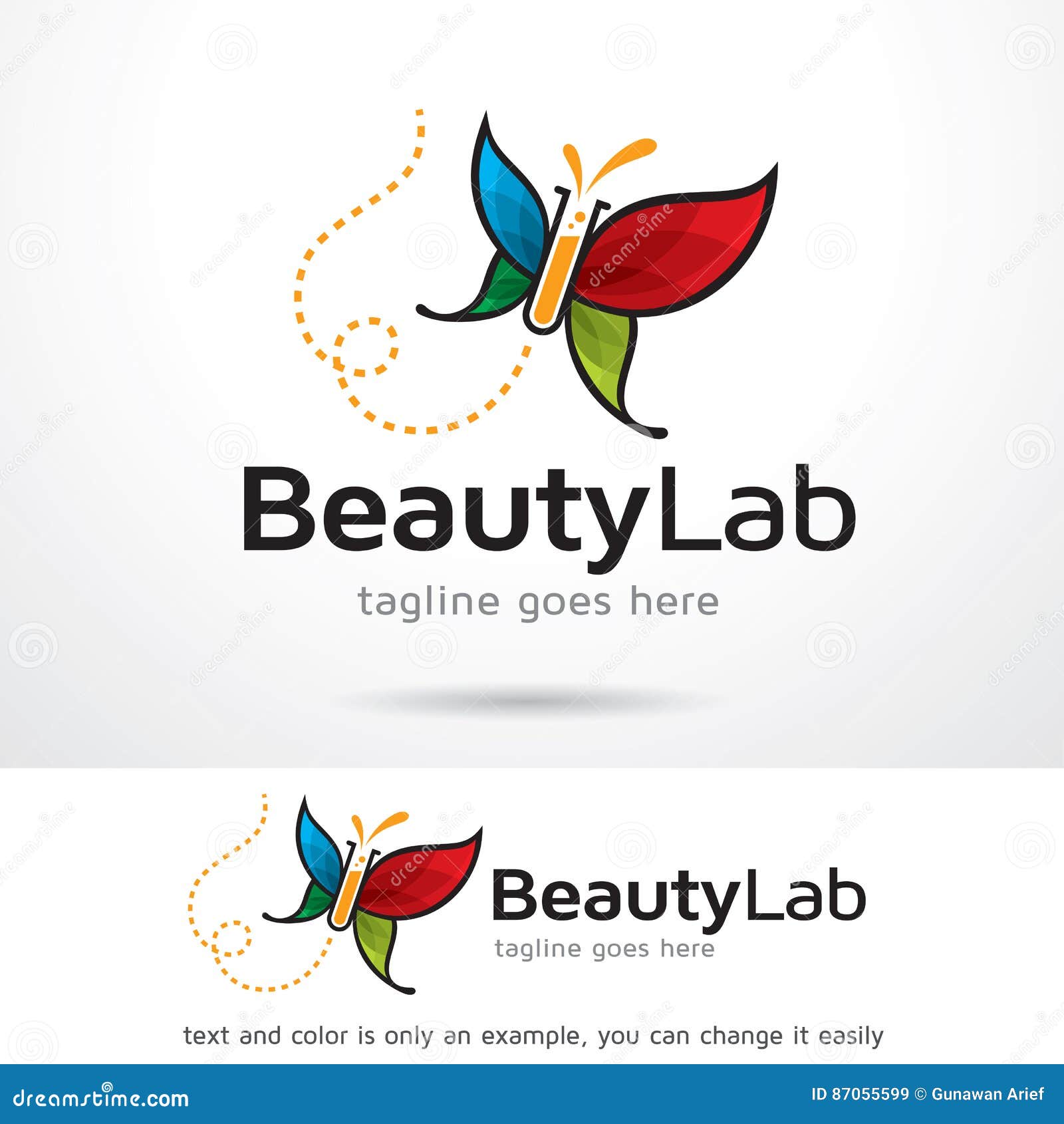 Beauty Lab Logo Template Design Vector Stock Vector - Illustration of ...