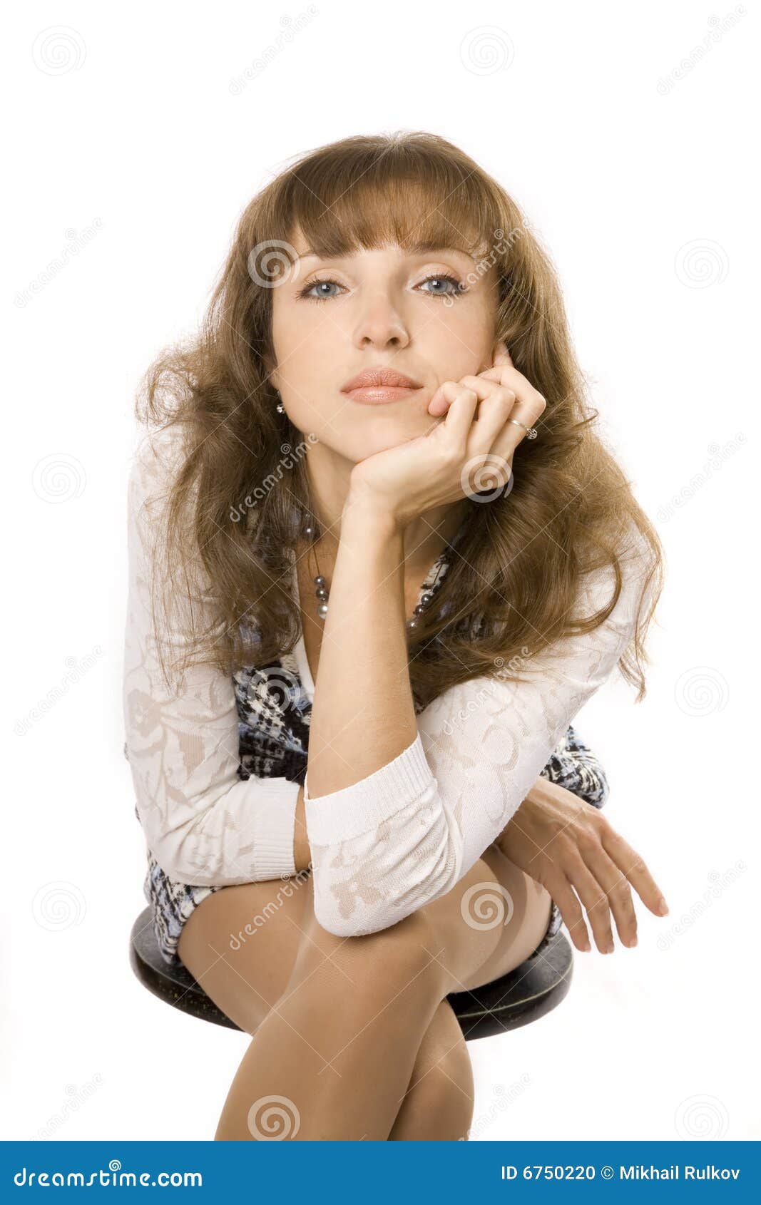 Beauty lady stock photo. Image of girl, executive, isolated - 6750220