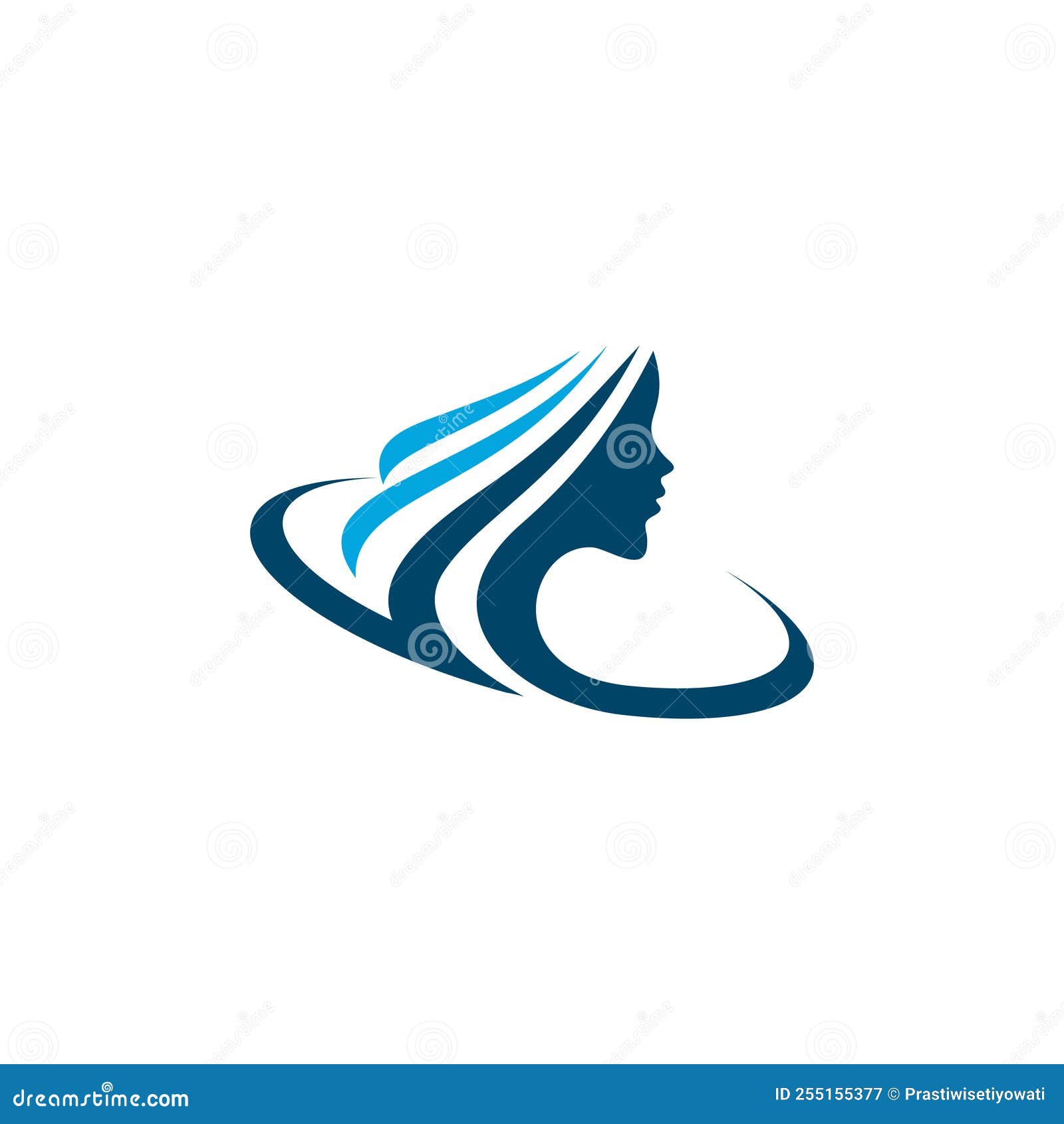 Beauty lady logo icon stock vector. Illustration of silhouette - 255155377