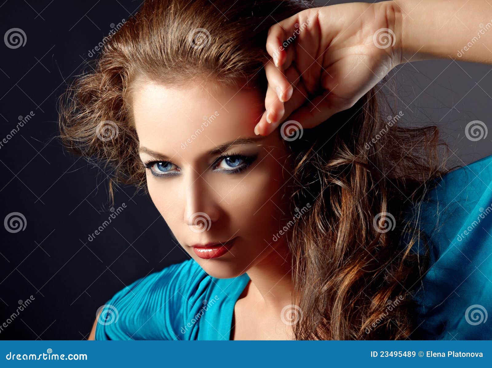 Beauty Lera stock image. Image of modern, female, face - 23495489