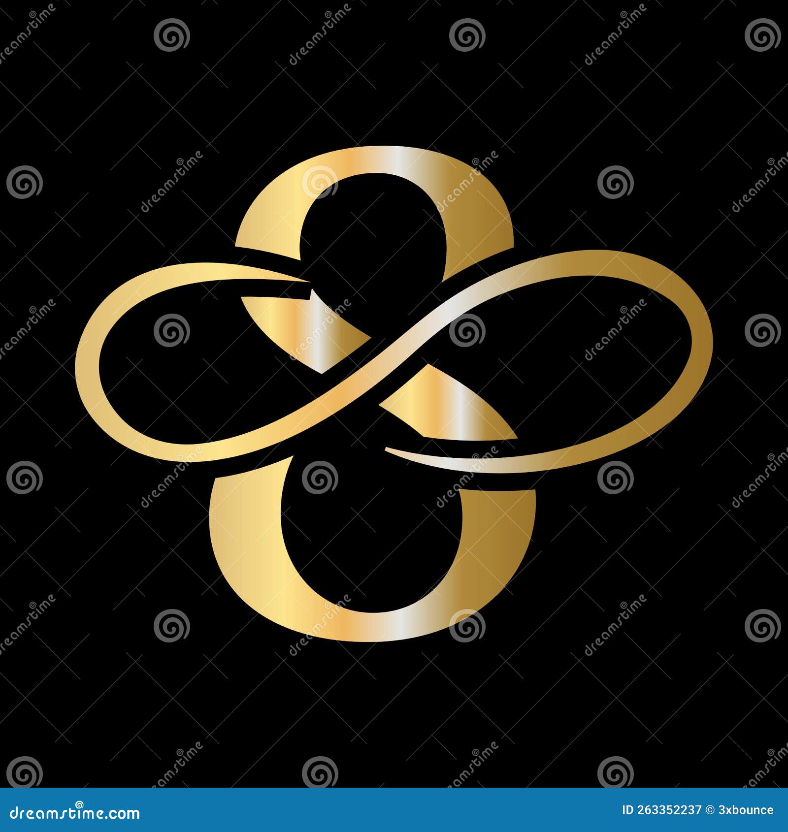 Beauty Letter 8 Logo Design. Initial 8 Letter Logo Creative Modern ...