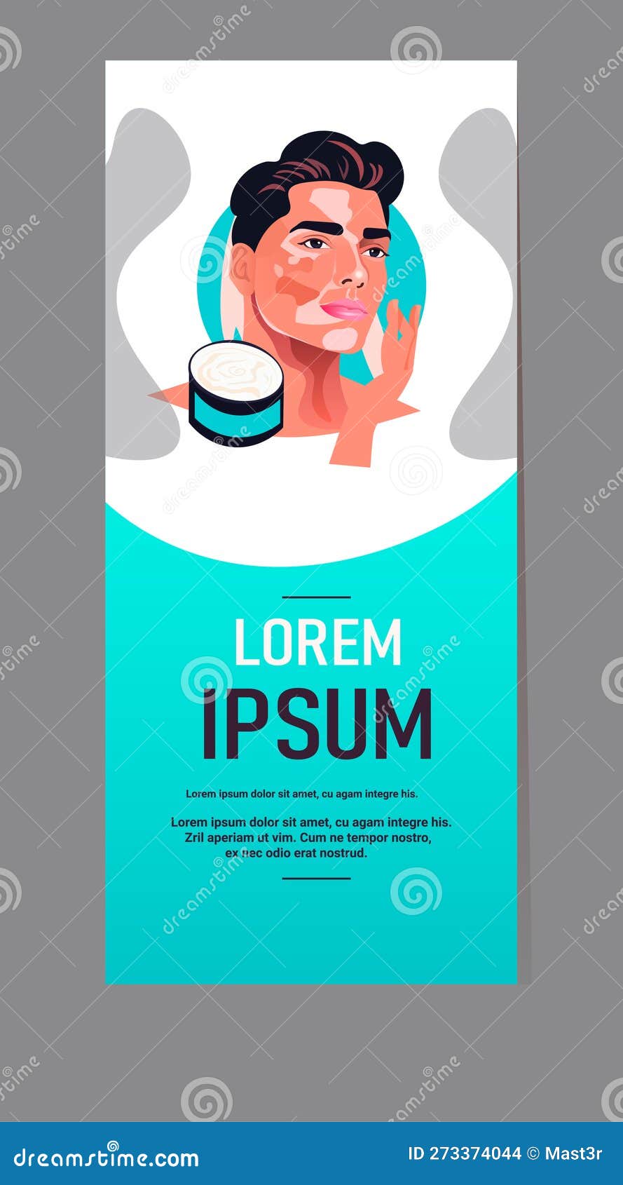 Beauty Man With Perfect Makeup Beautiful Professional Make Up Salon