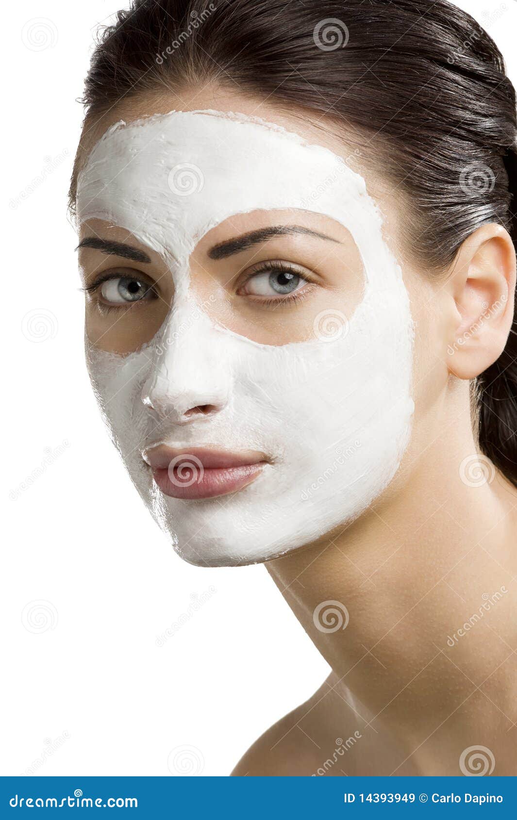 The beauty mask stock image. Image of health, dayspa - 14393949