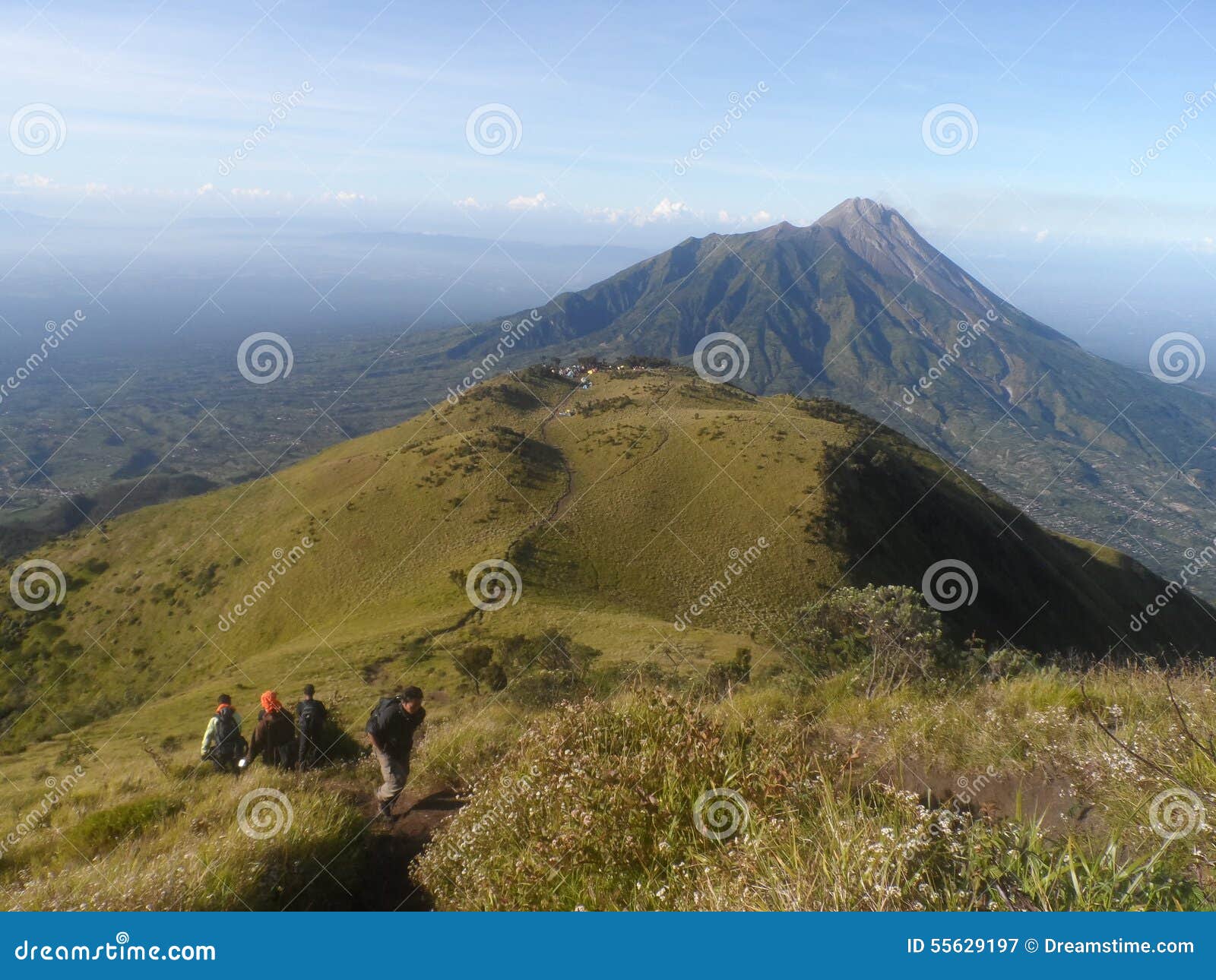 The Beauty of Merbabu stock image. Image of atmosphere - 55629197