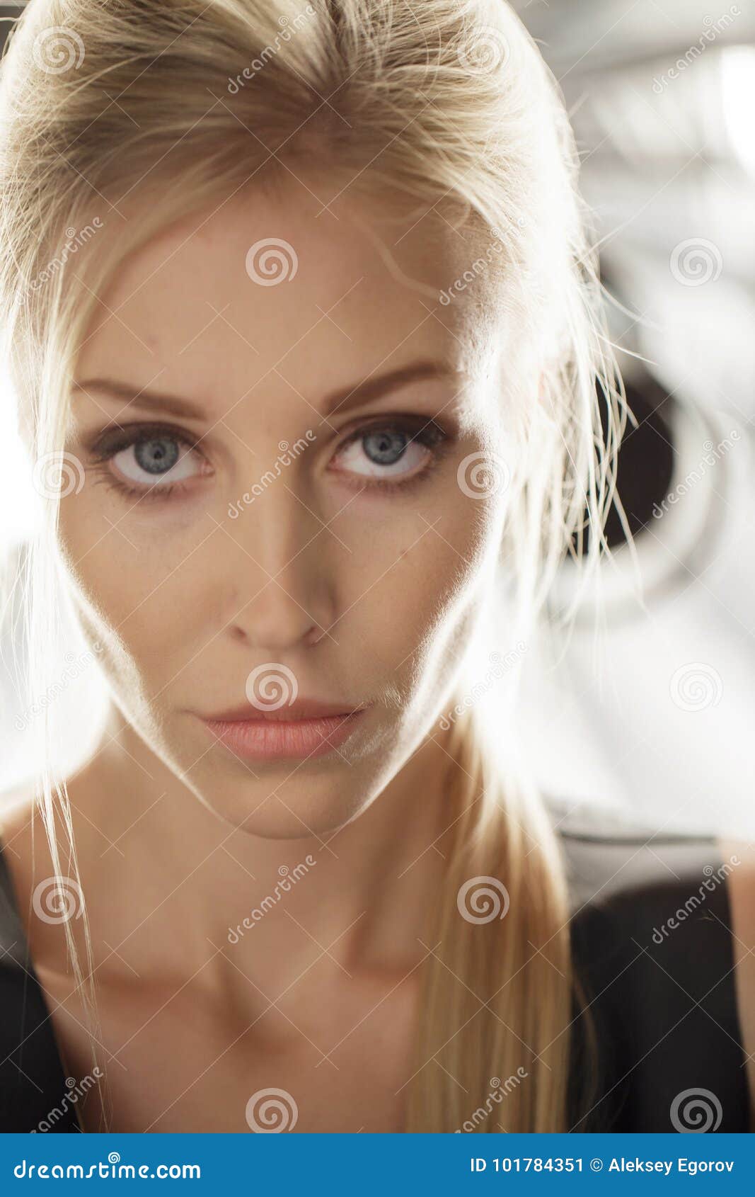 Beauty model face stock image. Image of caucasian, hairstyle - 101784351