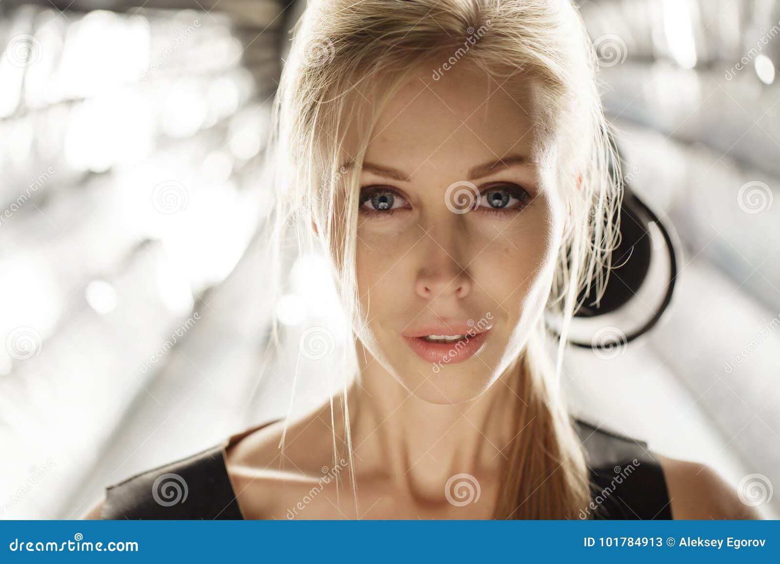 Beauty model face stock image. Image of horizontal, attractive - 101784913