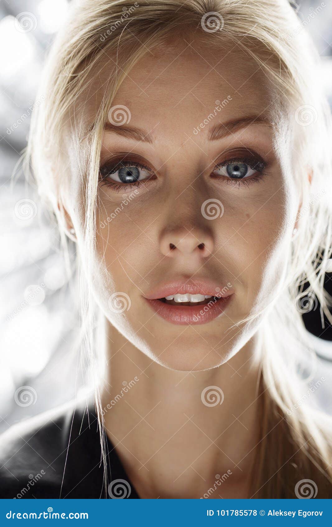 Beauty model face stock photo. Image of head, blond - 101785578
