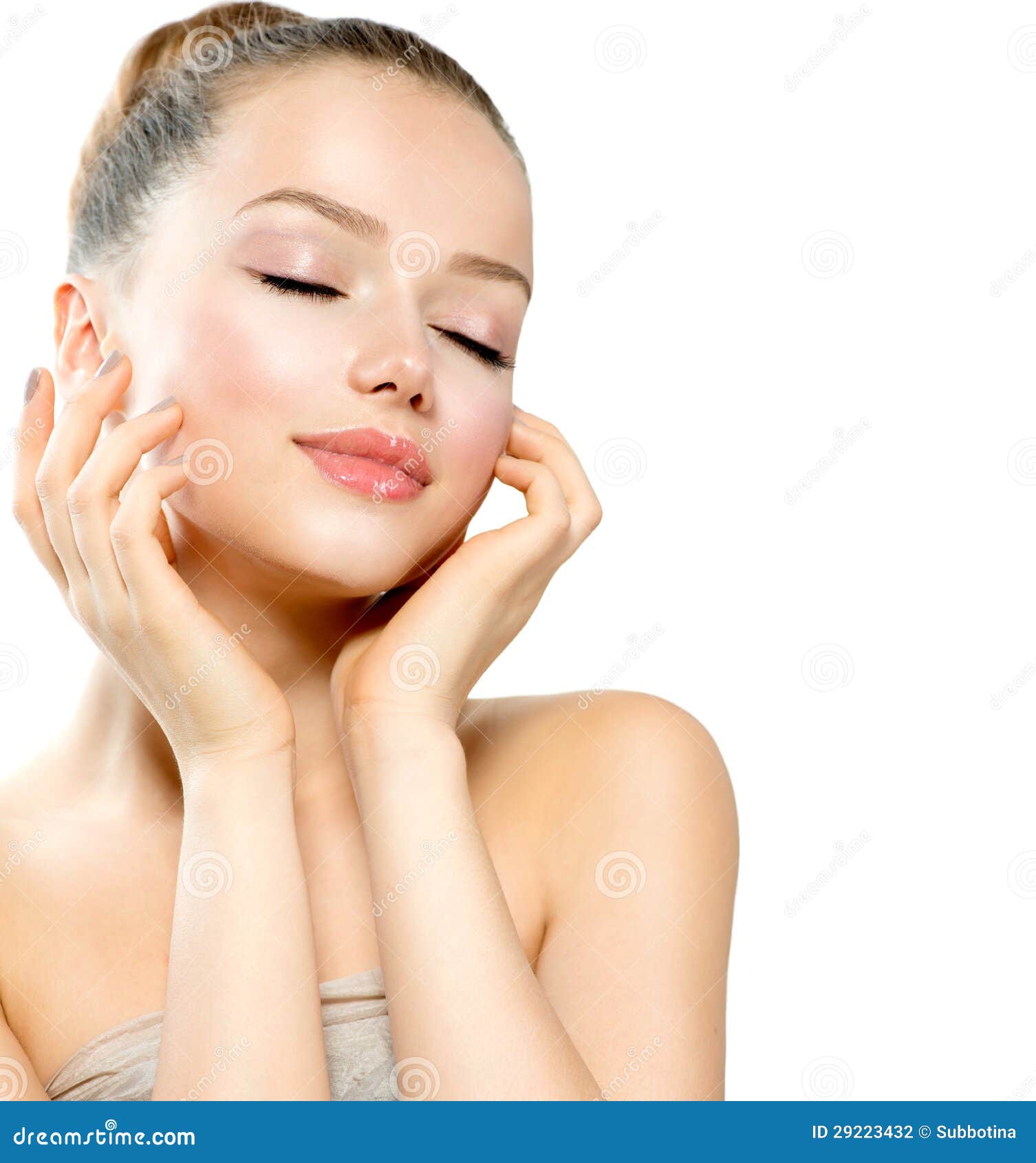 Beauty Model Girl Portrait stock photo. Image of clear - 29223432