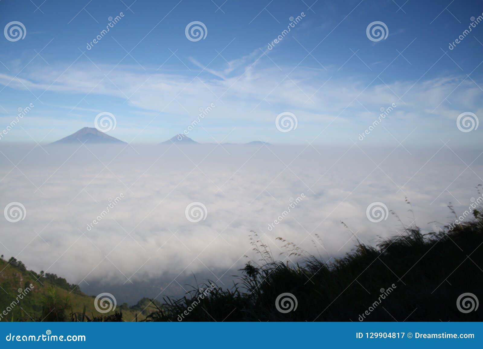 The beauty of Mount Andong stock image. Image of central - 129904817