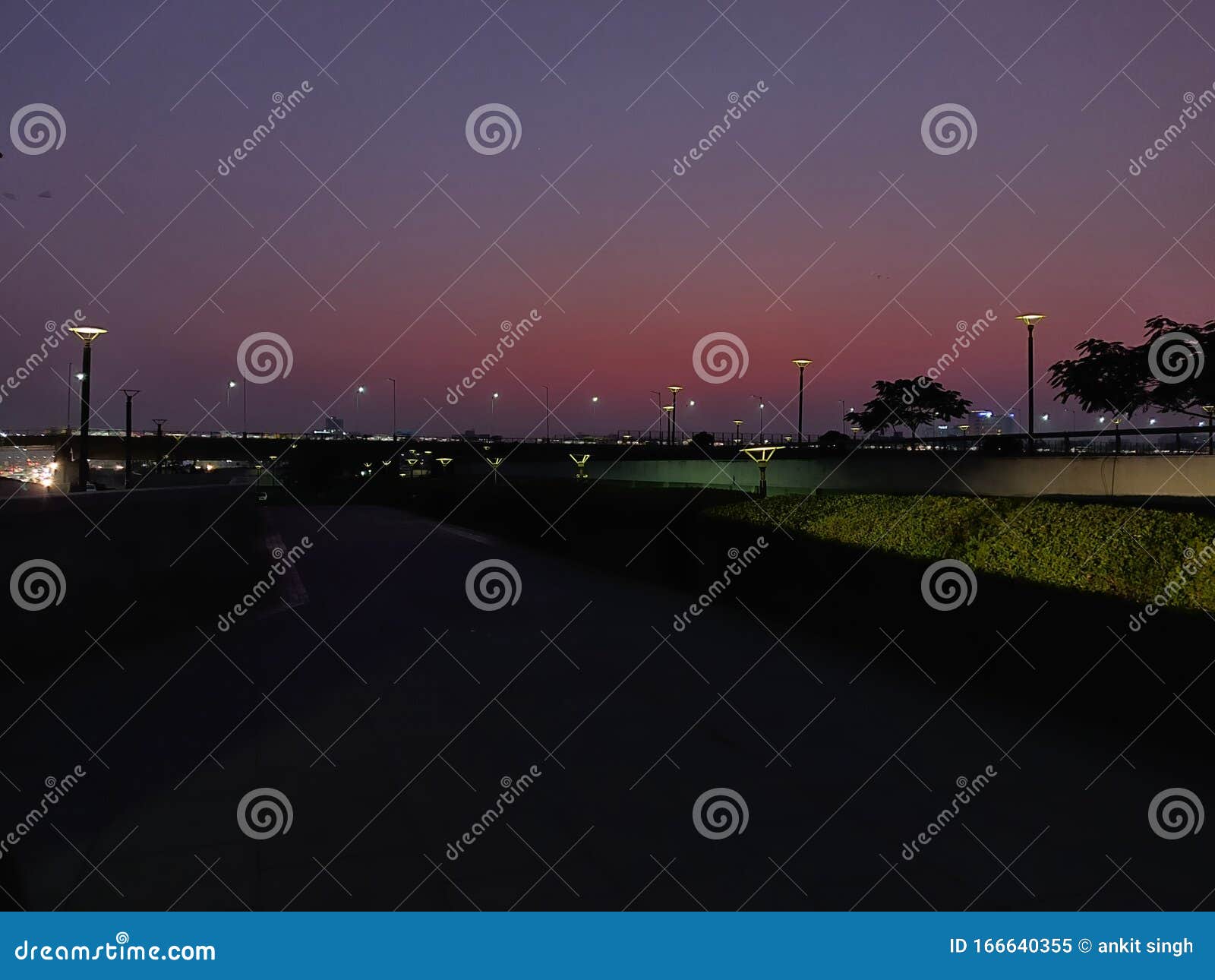 The Beauty of Nature. Dusk Light Natural Stock Image - Image of dusk ...