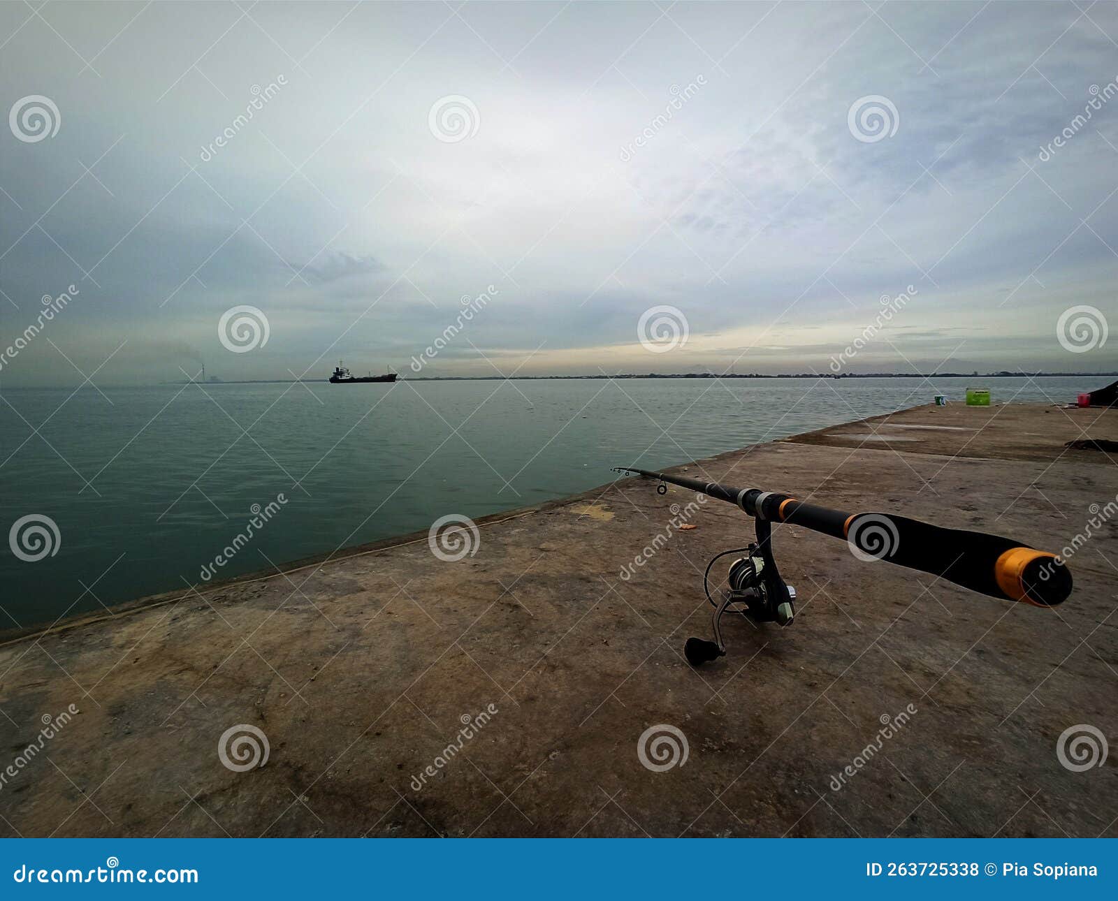 The Beauty of Nature while Fishing in the Java Sea Stock Photo - Image ...