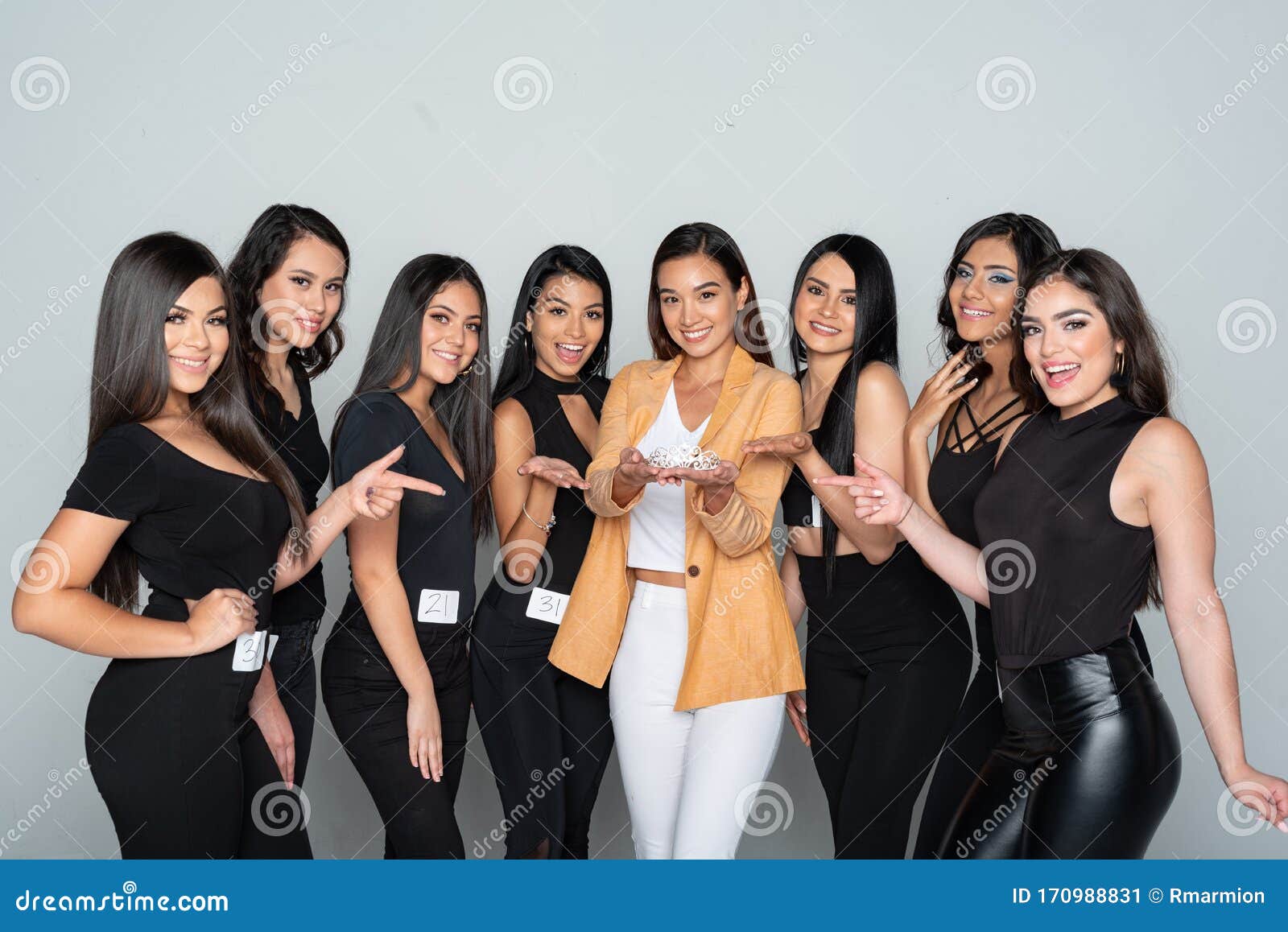 Beauty Pageant Contestants In Training Stock Image Image Of Teen