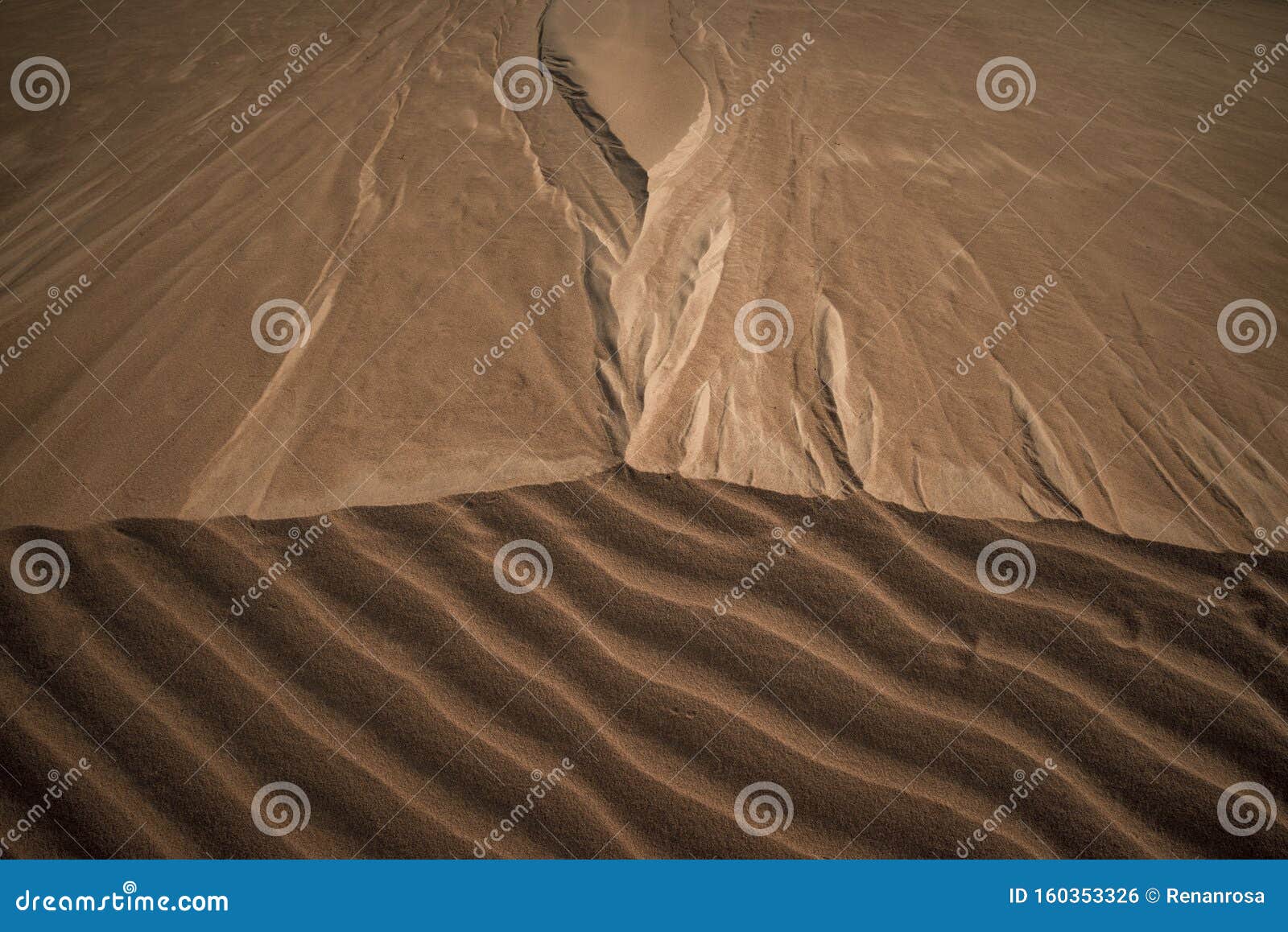 Abstraction of Sand Dunes Pattern in Jalapao, Tocantins Brazil Stock ...