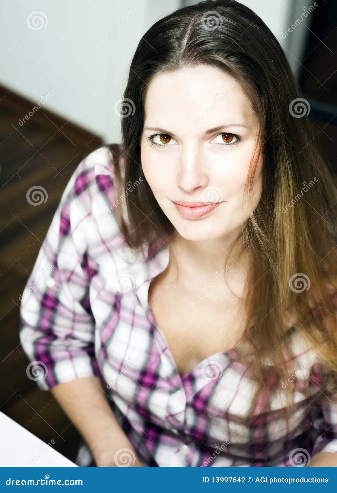 Beauty portrait from above stock photo. Image of person - 13997642