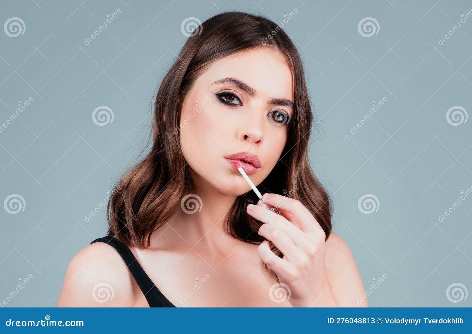 Beauty Portrait Of Girl With Make Up Cosmetics Makeup And Fashion