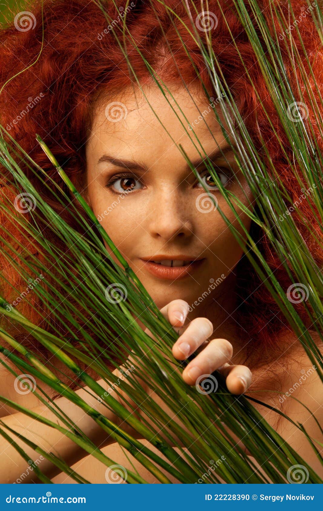 Beauty portrait in nature stock photo. Image of cute - 22228390