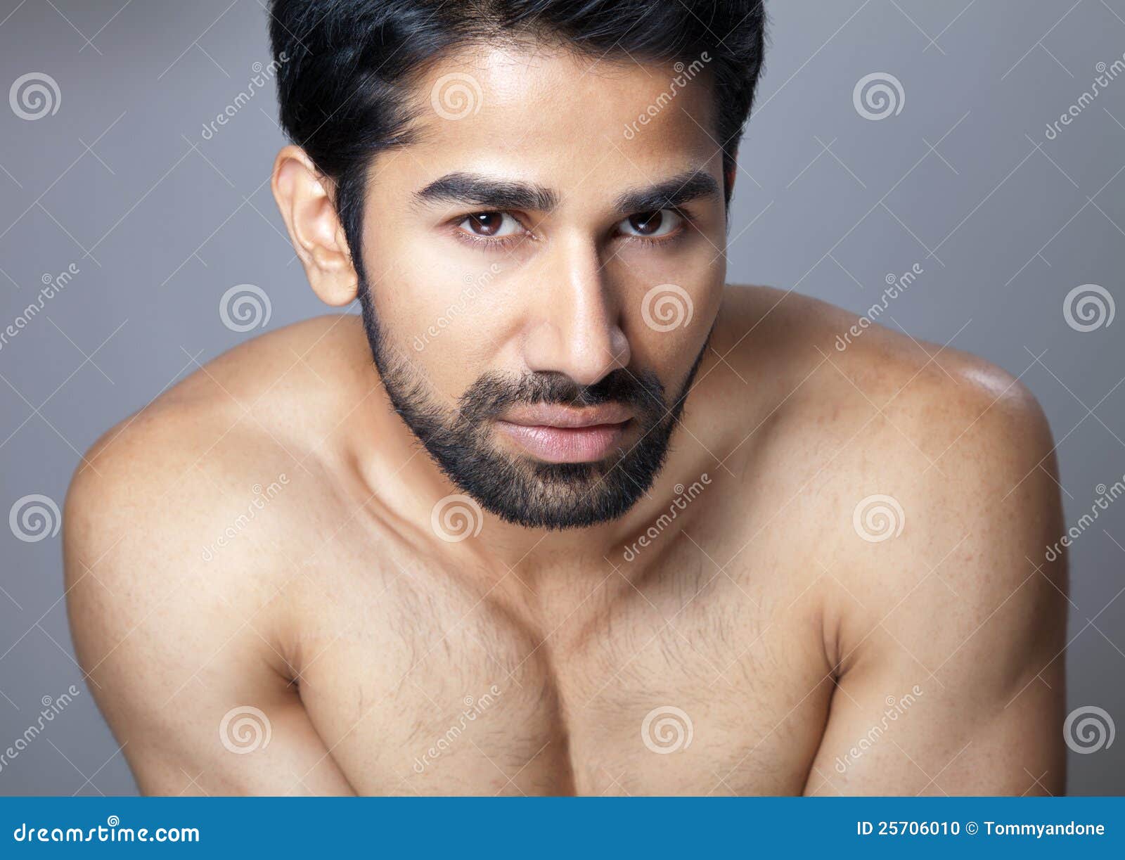 Beauty Portrait of a Young Man Stock Photo - Image of body, health ...