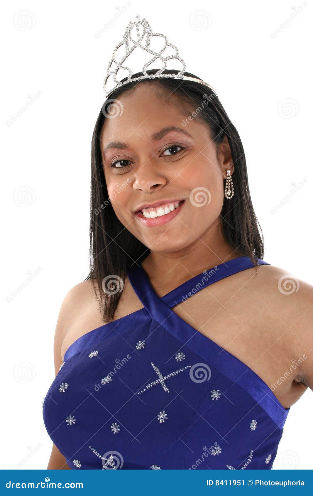 Beauty Queen stock image. Image of african, portrait, stylish - 8411951