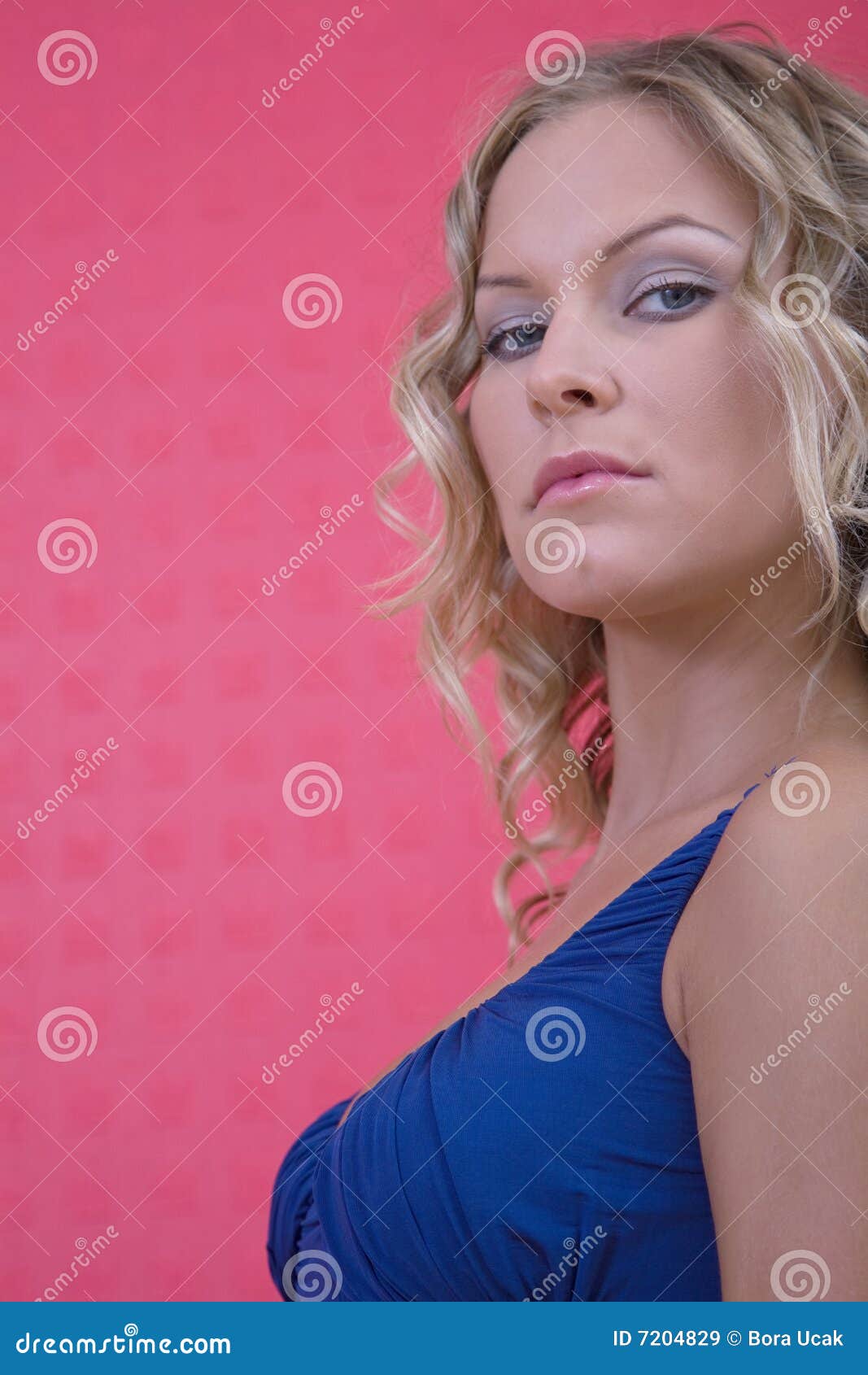 Beauty on red wallpaper stock image. Image of person, stylish - 7204829