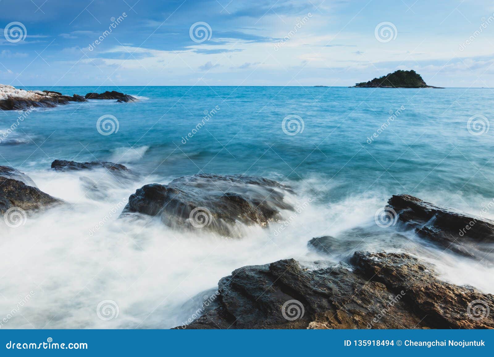 The Beauty of the Rocks by the Sea Stock Photo - Image of nature, beach ...