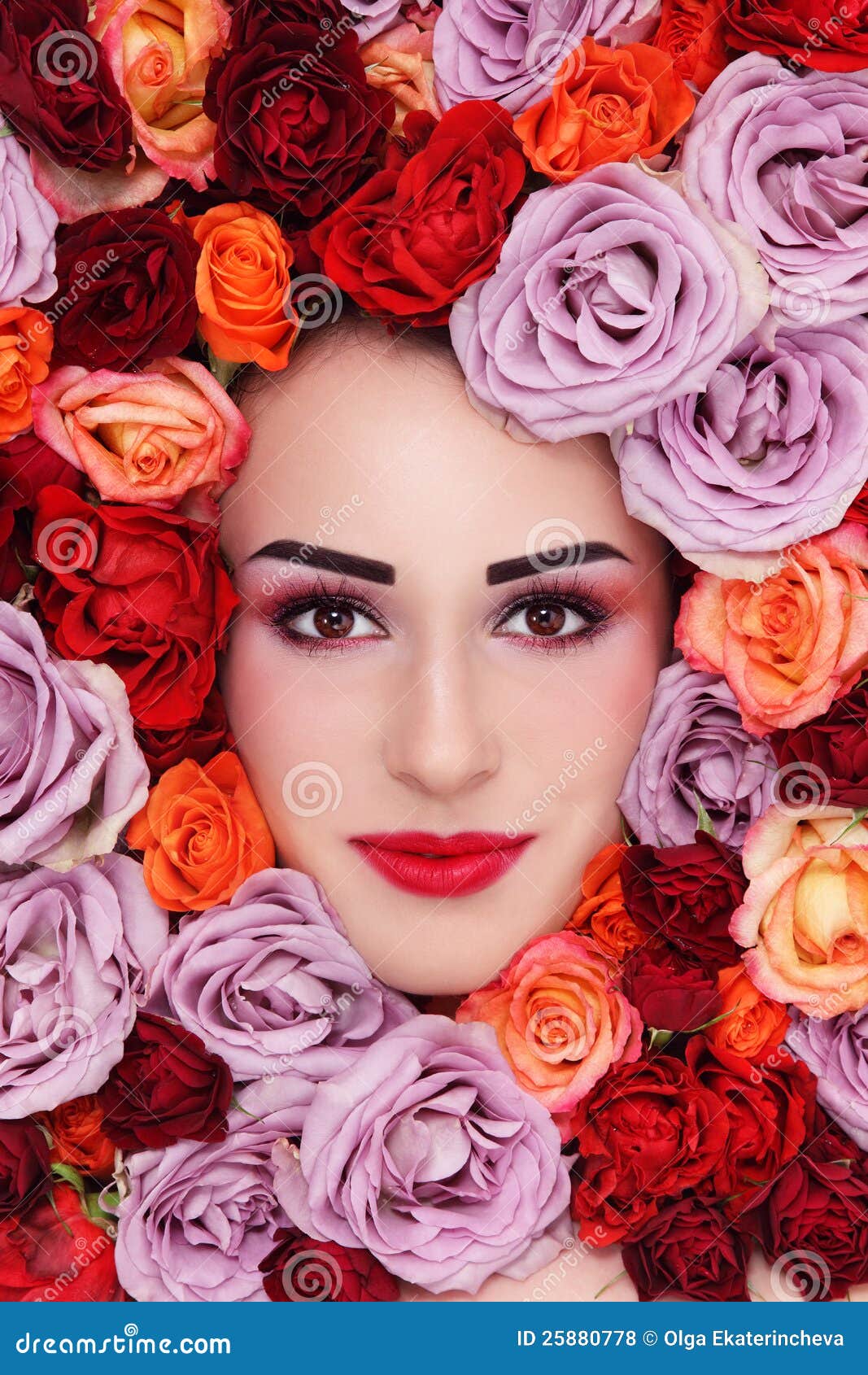 Beauty in roses stock photo. Image of attractive, health - 25880778