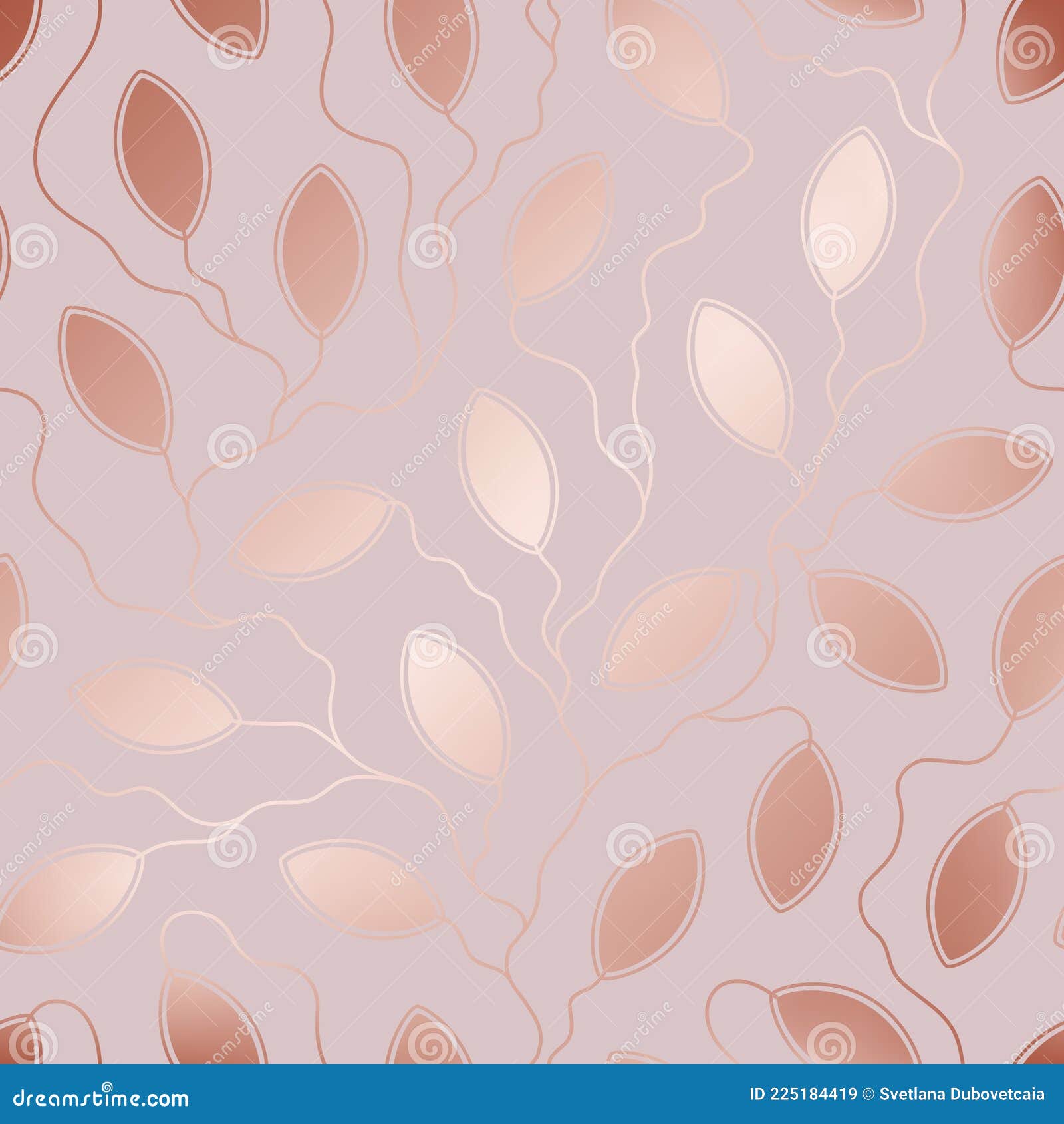Beauty Seamless Pattern. Pink Repeating Pattern. Rose Gold Background ...